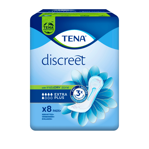 Tena Discreet extra plus Per Zak 8 st
