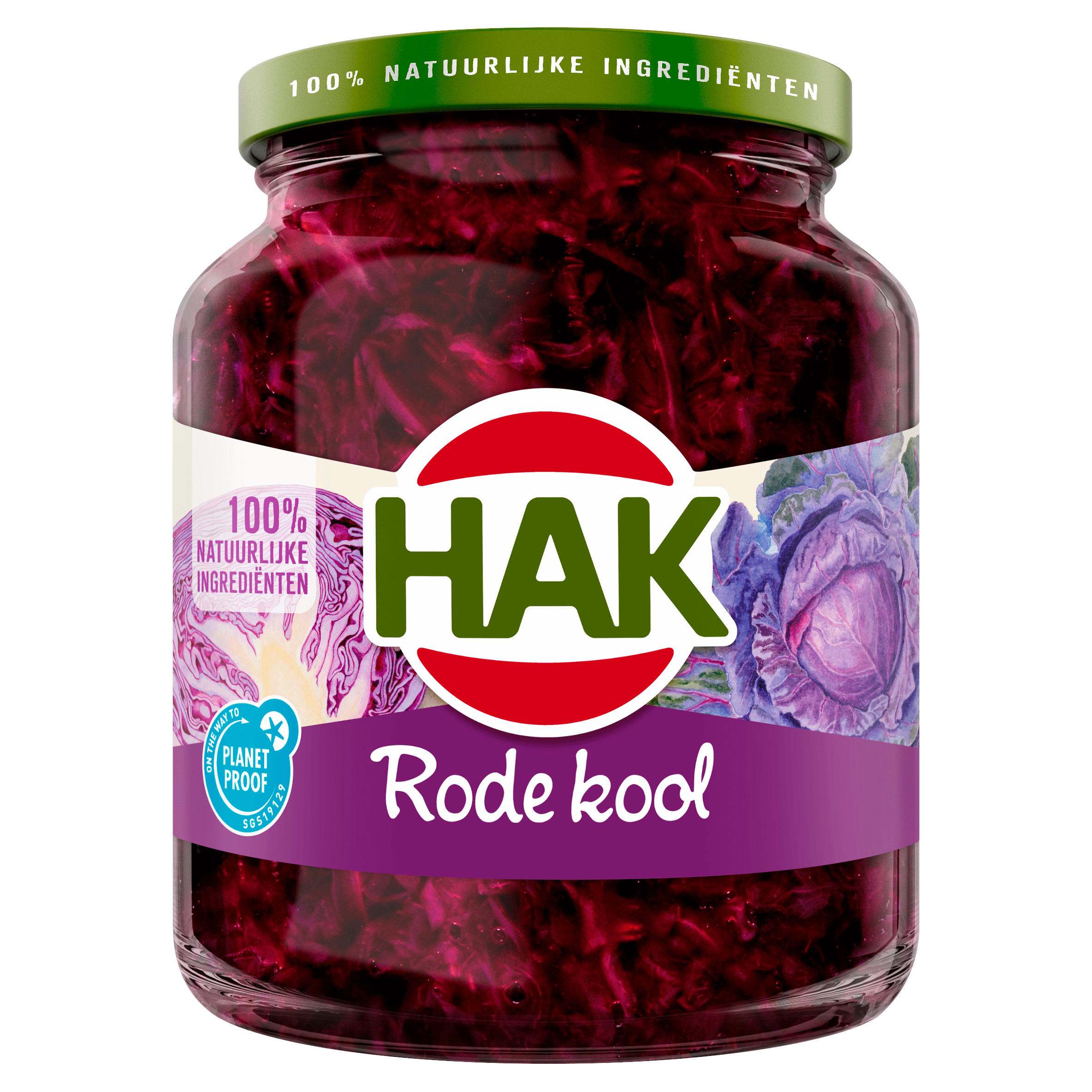 Hak Rode kool Per Pot 355 g