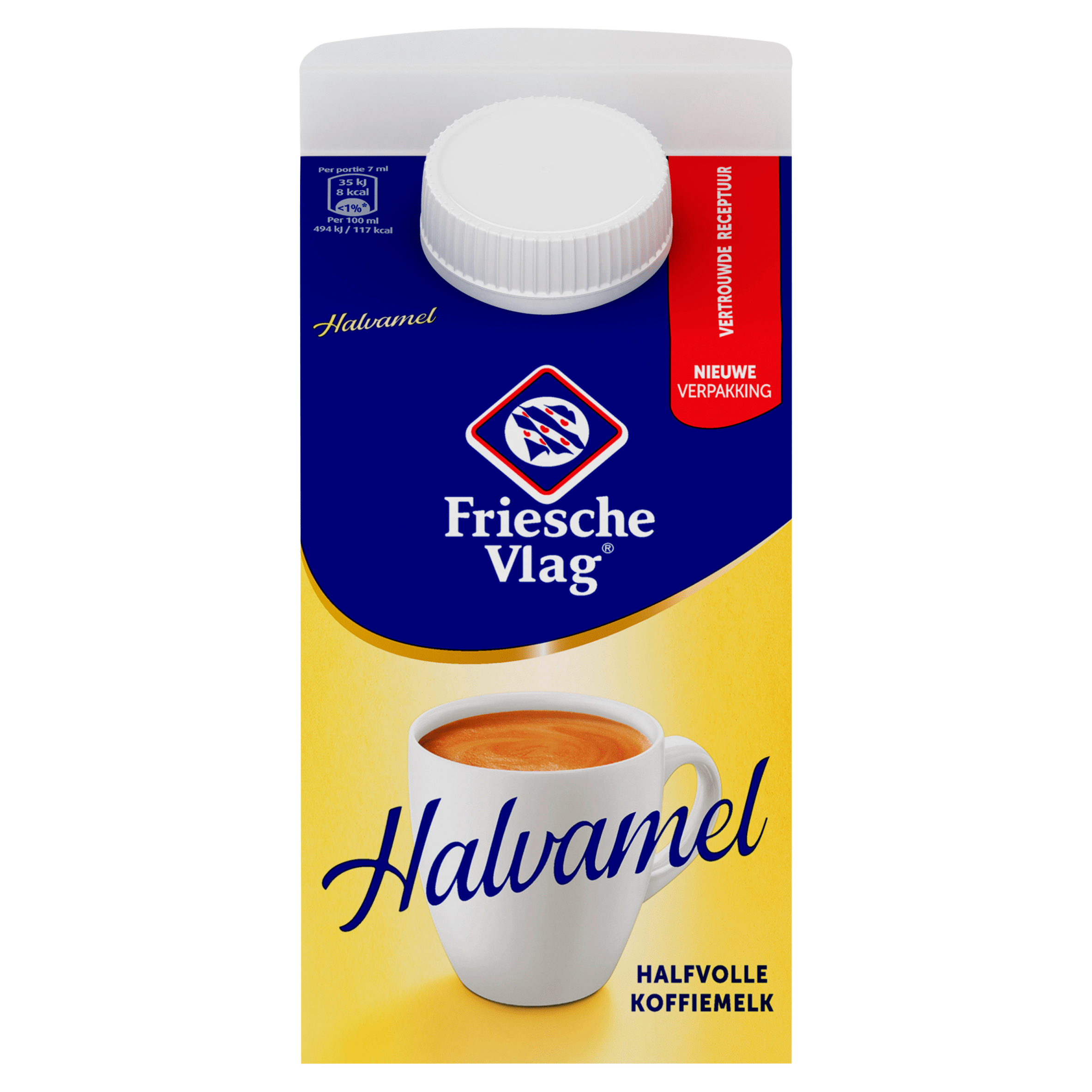 Friesche Vlag Halvamel Per Pak 455 ml