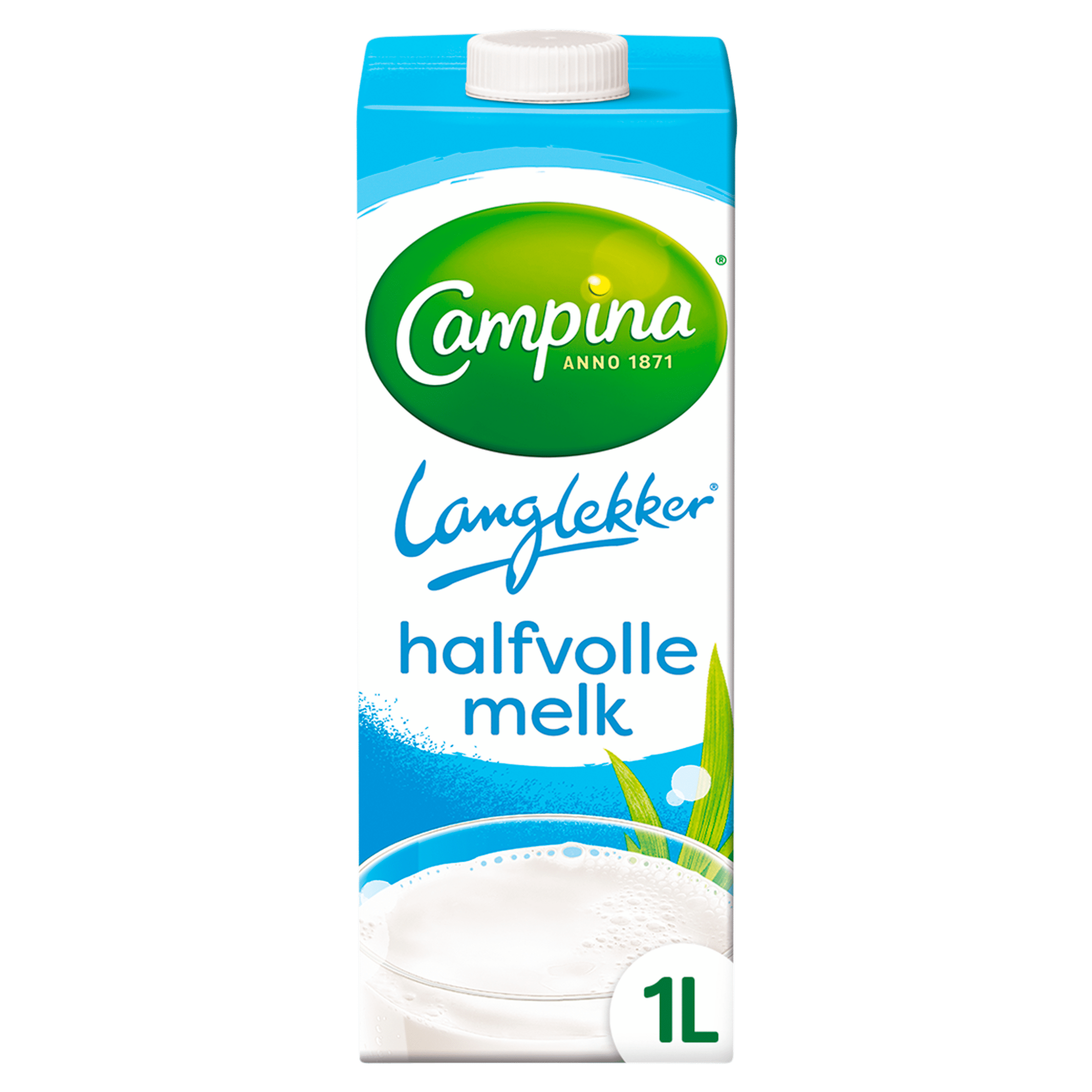Campina Langlekker halfvolle melk Per Pak 1000 ml