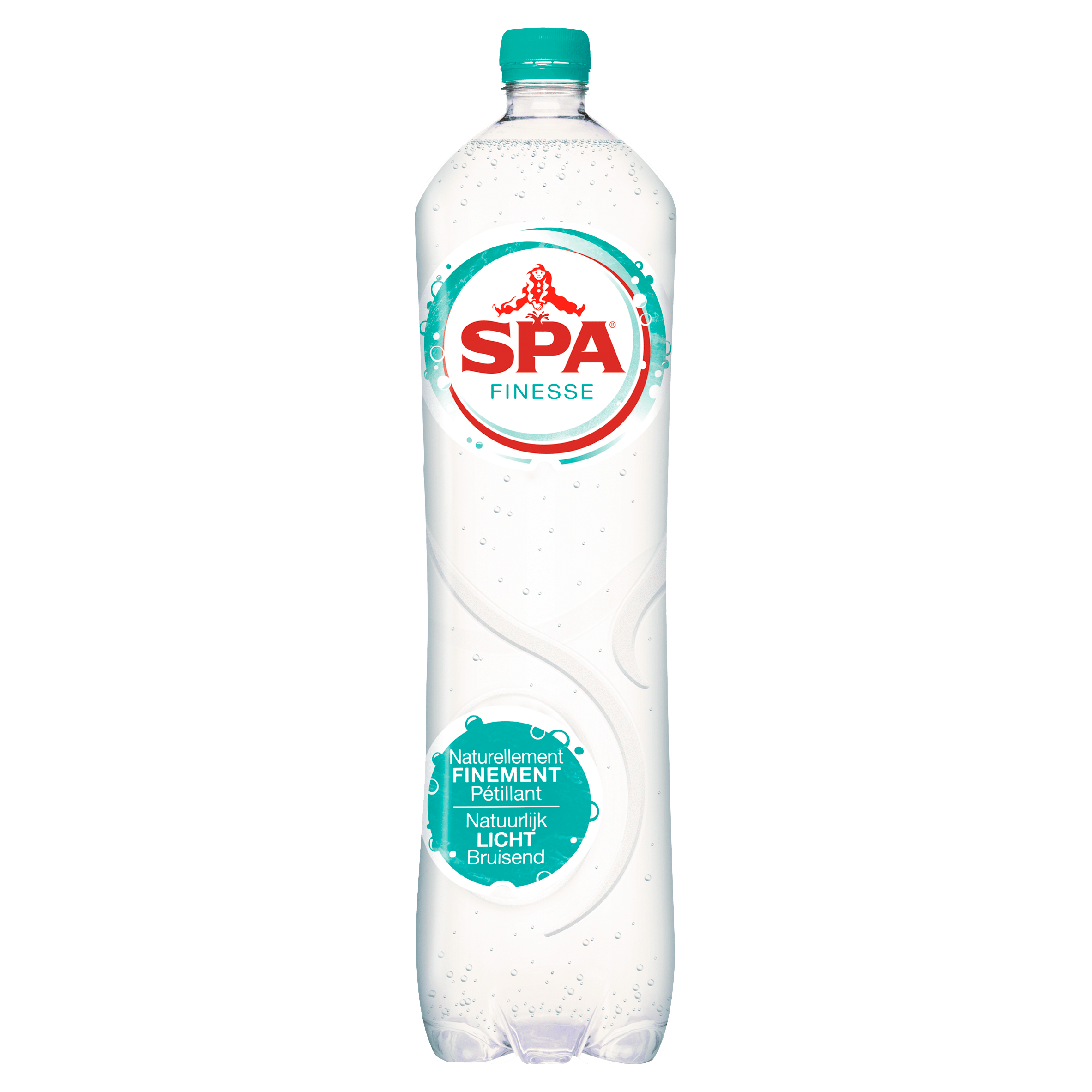 Spa Finesse licht bruisend mineraalwater Per Fles 1500 ml