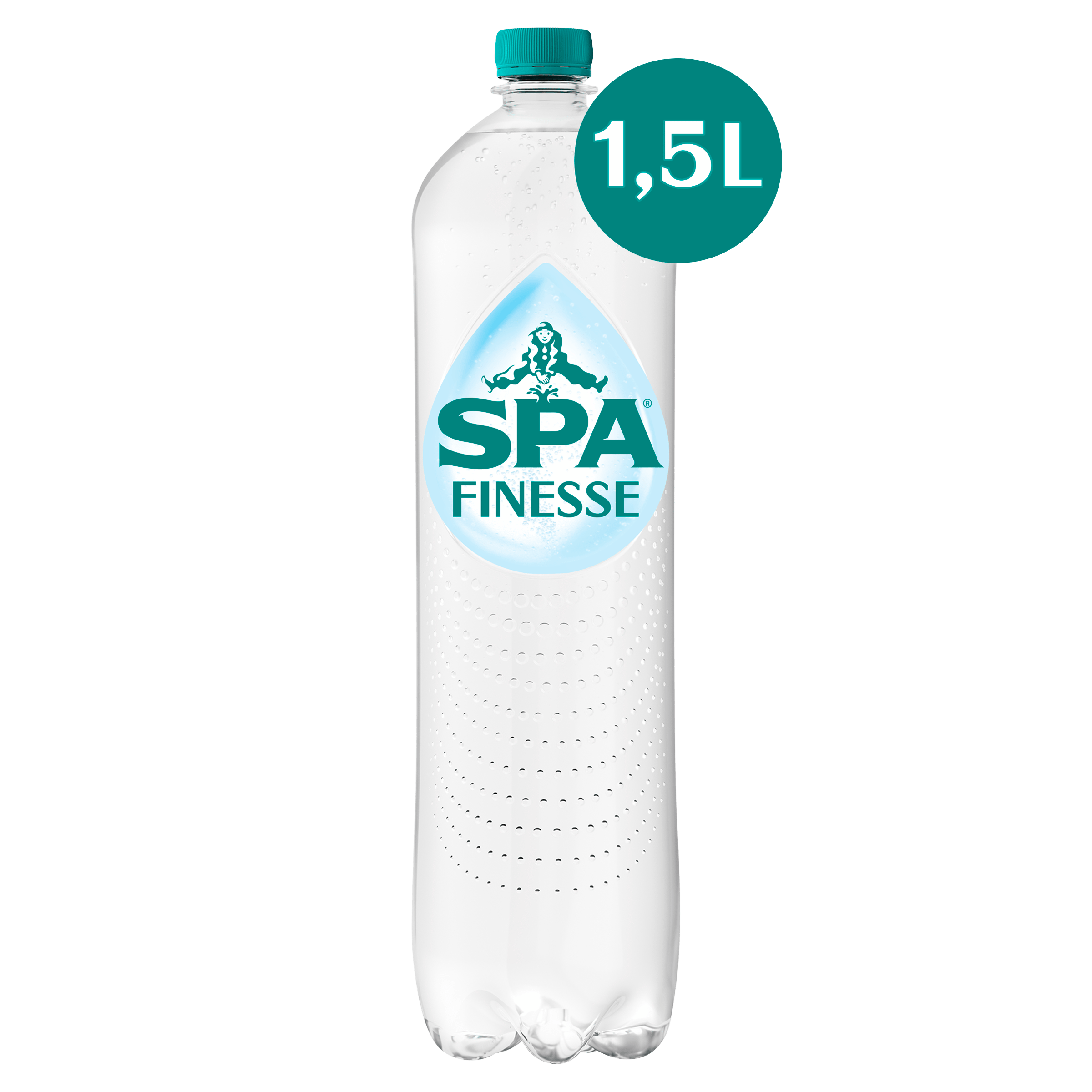 Spa Finesse licht bruisend mineraalwater Per Fles 1500 ml