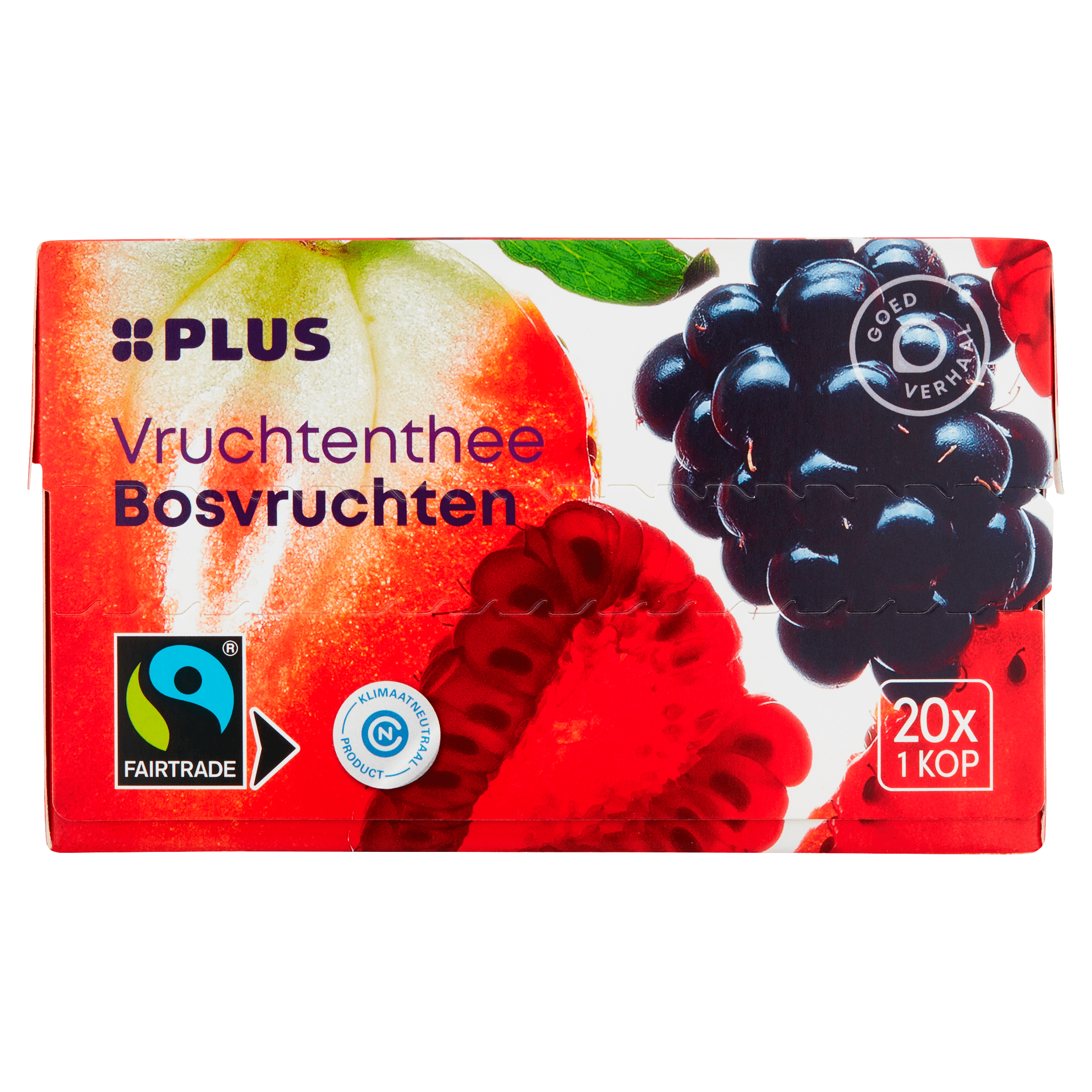 PLUS Thee Bosvruchten Fairtrade Per Doos 30 g