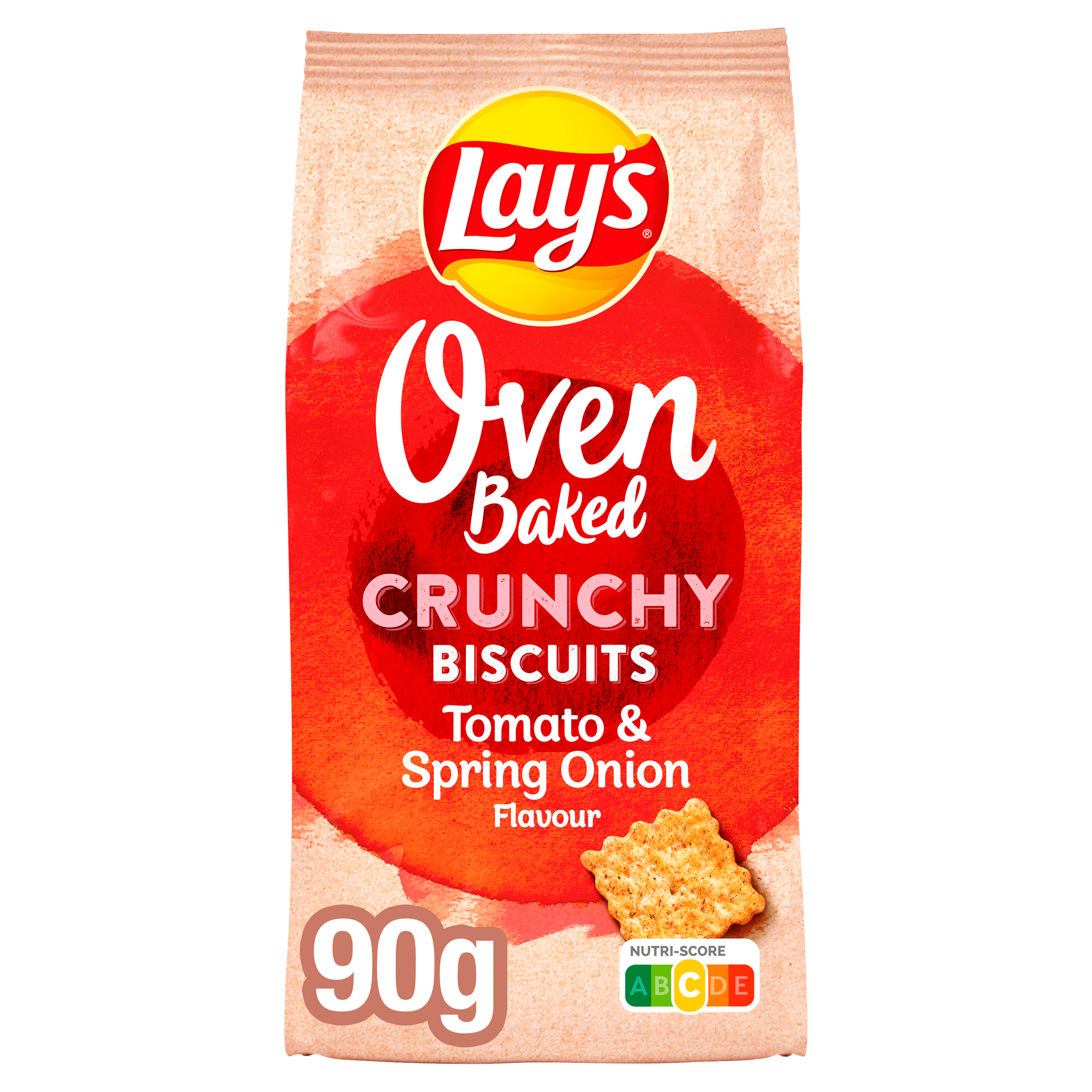 Lays Oven Oven biscuits tomaat & onion Per Zak 90 g