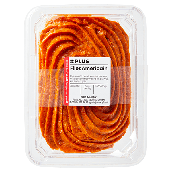 PLUS Filet americain naturel Per Bakje 225 g