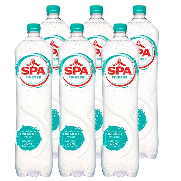 Spa Finesse licht bruisend mineraalwater Per Set 9000 ml