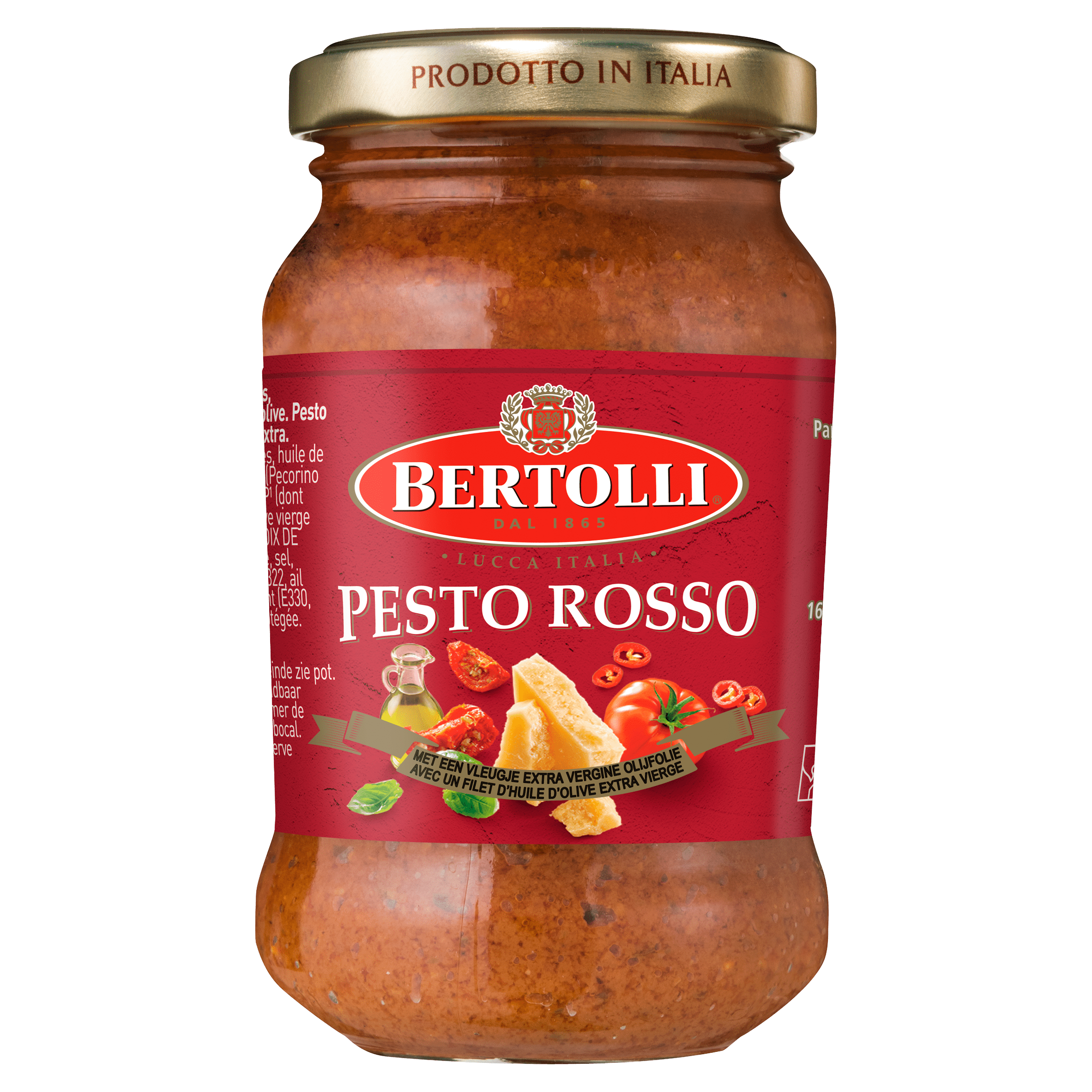 Bertolli Pesto Rosso Per Pot 185 g