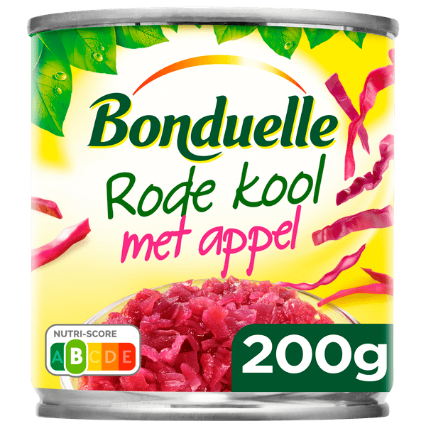 Bonduelle Rode kool met appel Per Blik 200 g