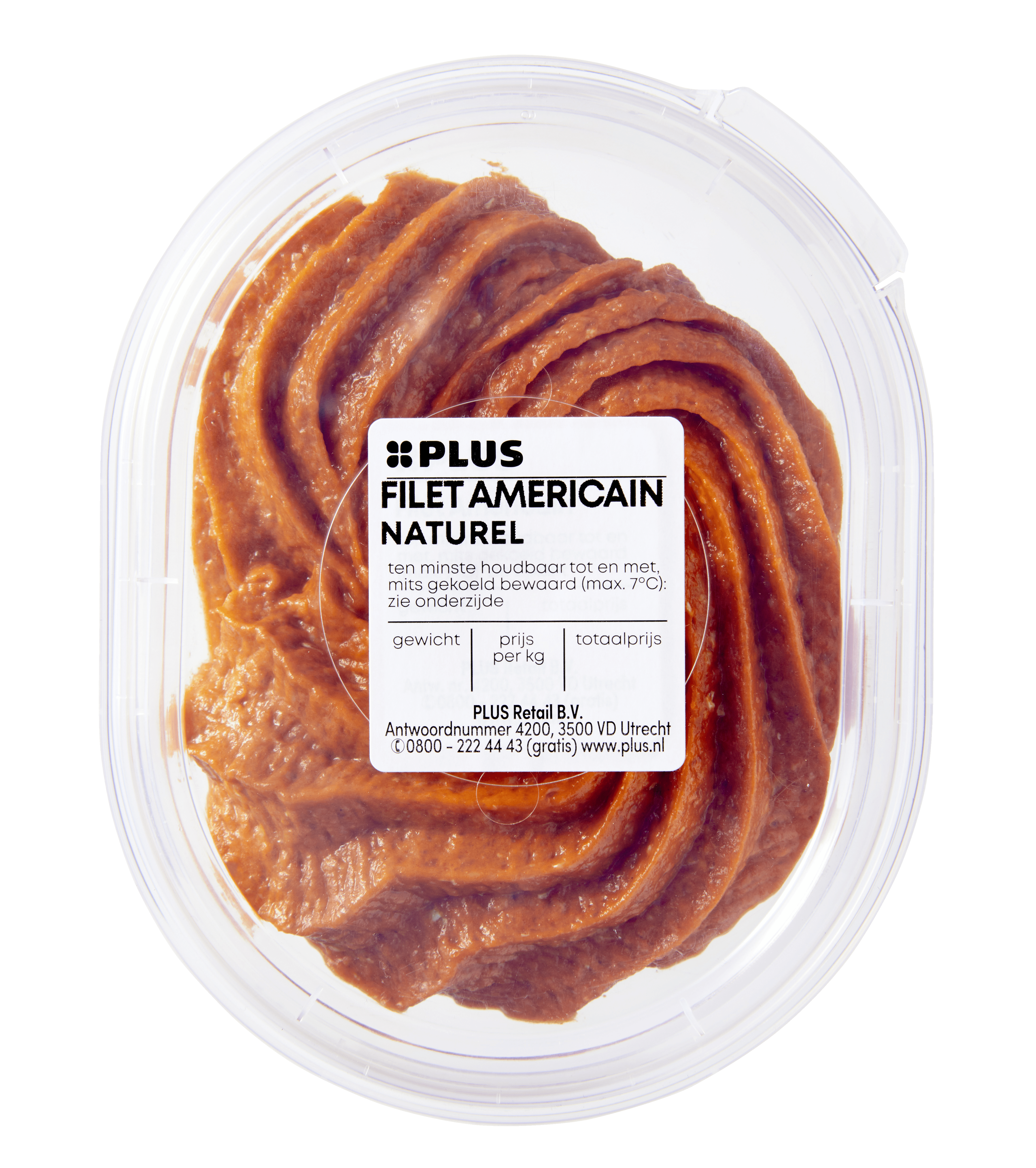 PLUS Filet americain naturel Per Bakje 150 g