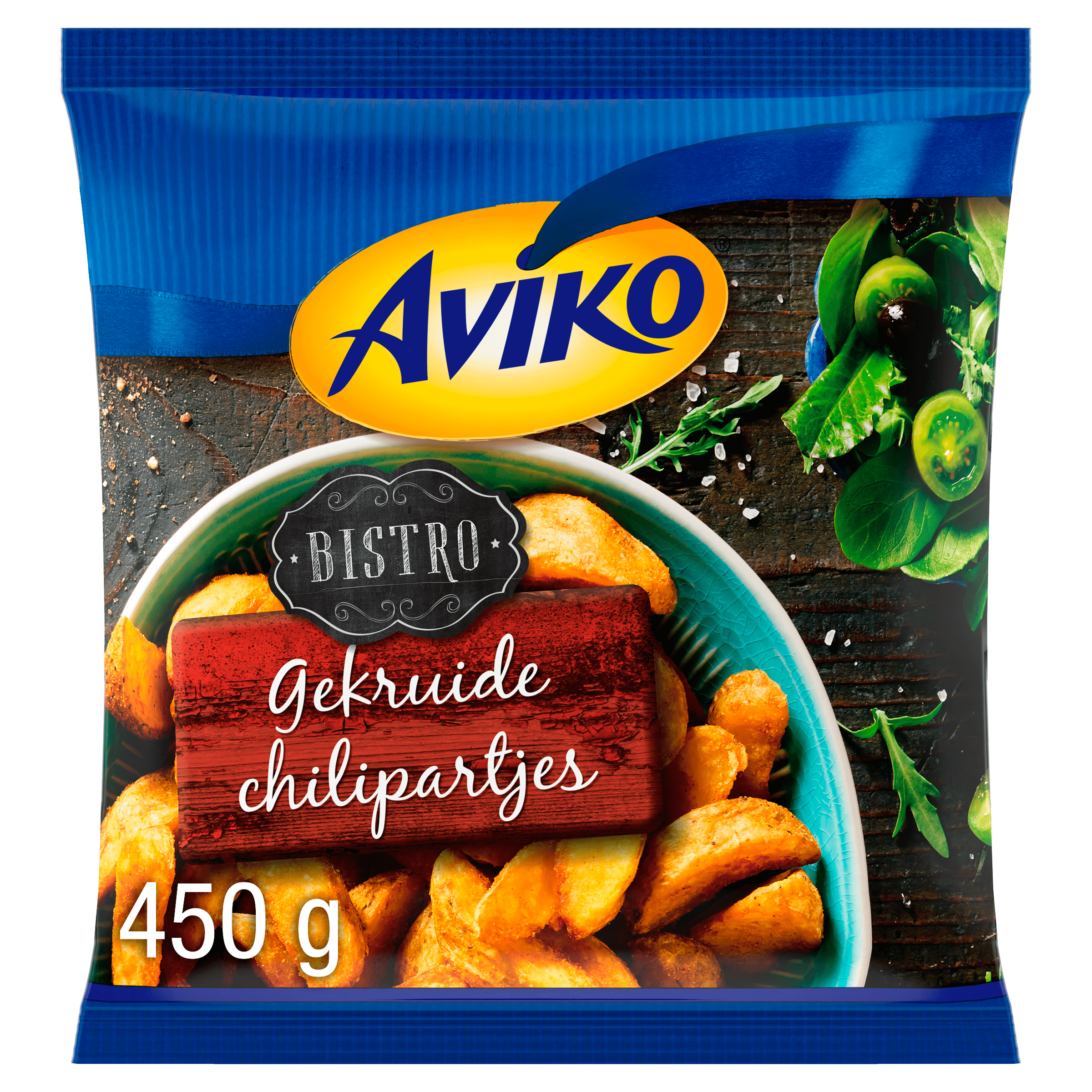 Aviko Gekruide Aardappel Chili Partjes Per Zak 450 g