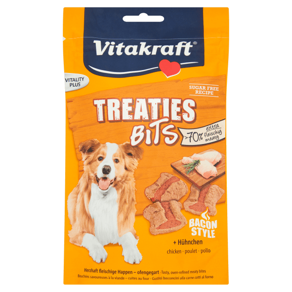 Vitakraft Snacks treaties kip en bacon Per Zak 120 g