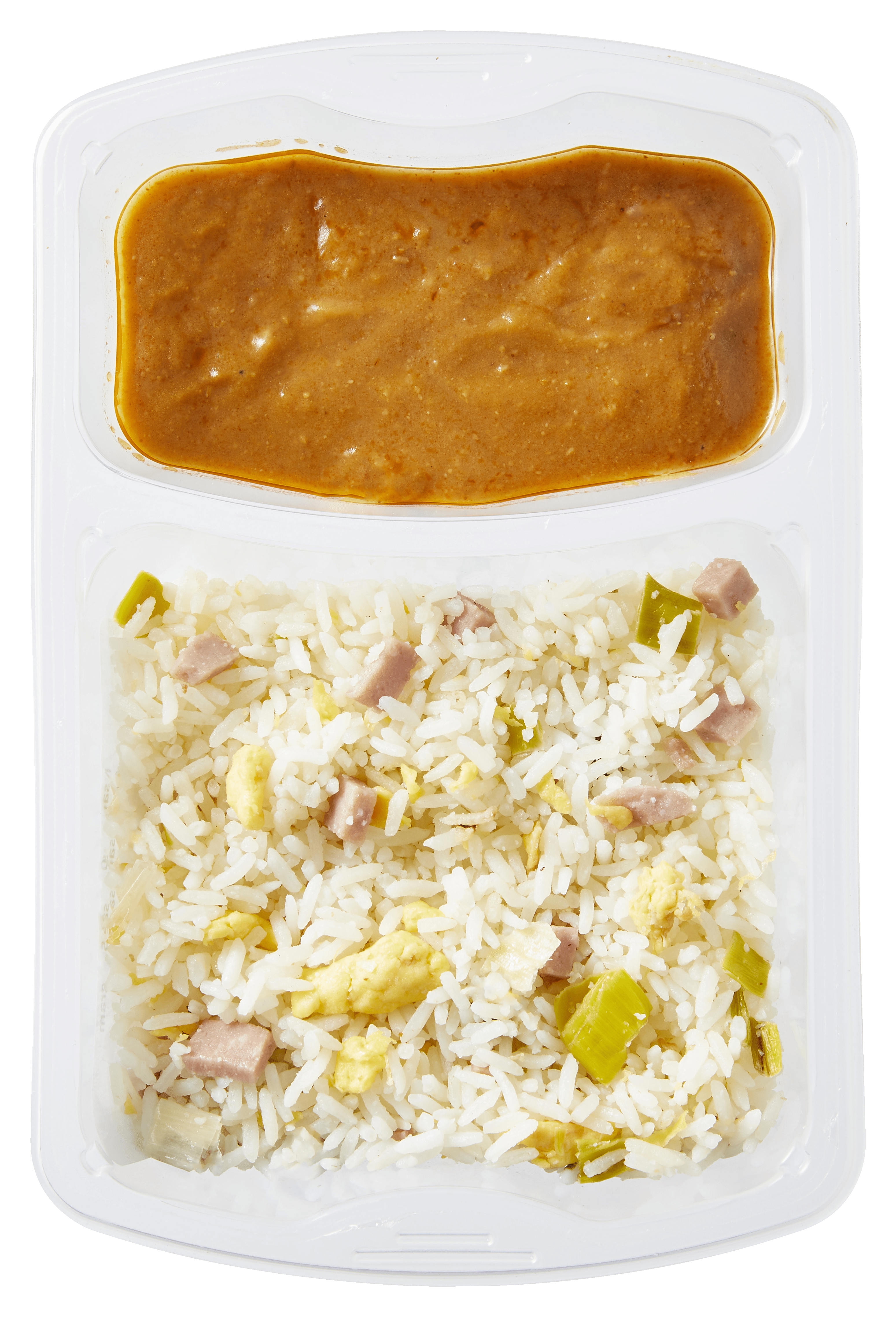 PLUS Nasi met kipsaté Per Tray 500 g