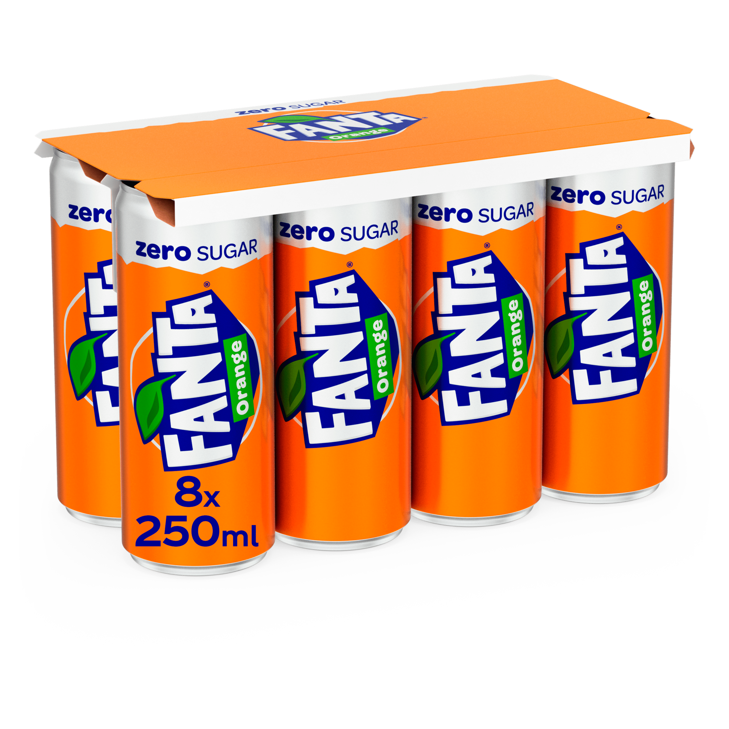 Fanta Orange zero sugar Per Set 200 cl