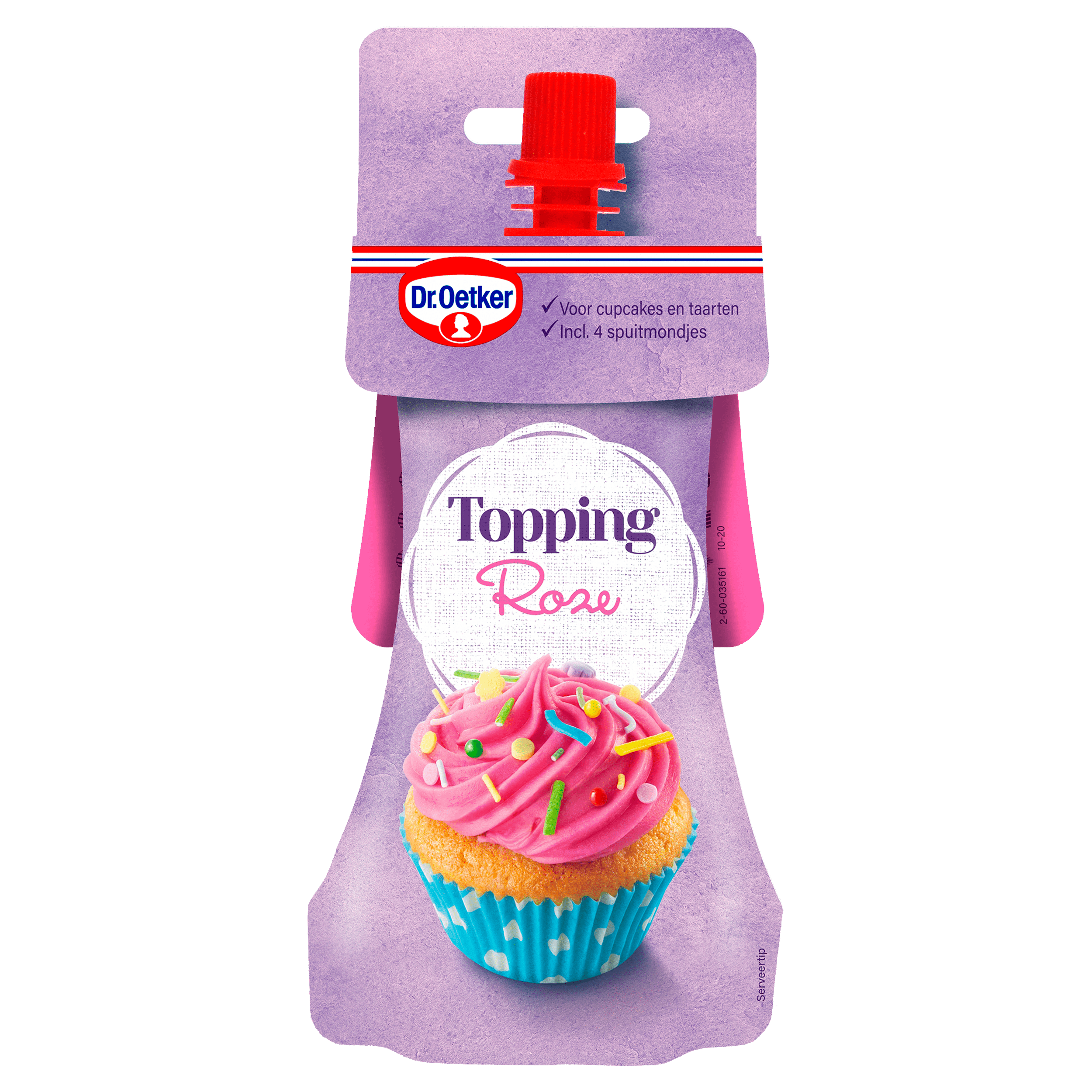 Dr. Oetker Topping roze taart versiering Per Zak 140 g