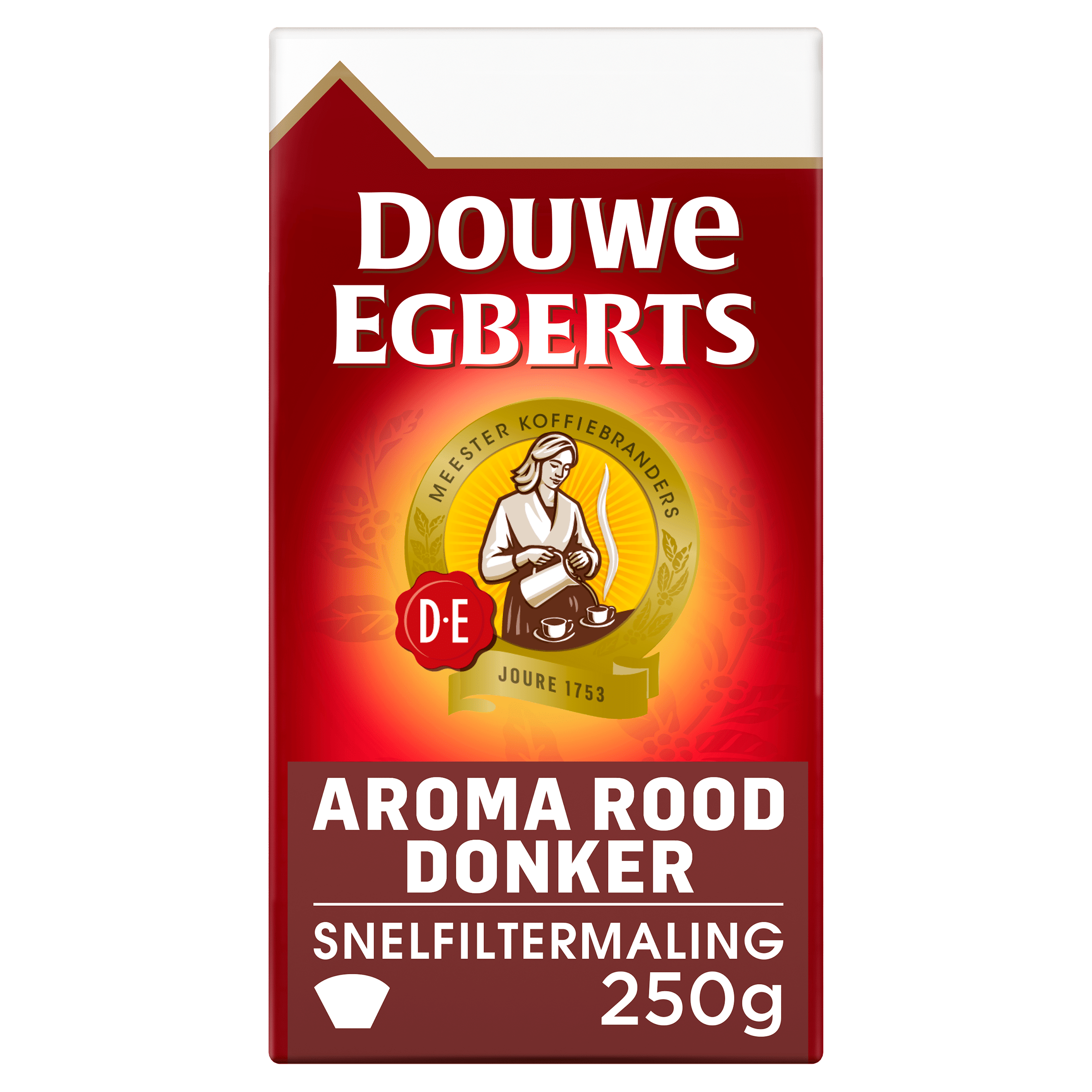Douwe Egberts Aroma rood donker filterkoffie Per Pak 250 g