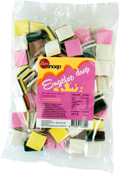 Elvee Engelse drop Per Zak 375 g