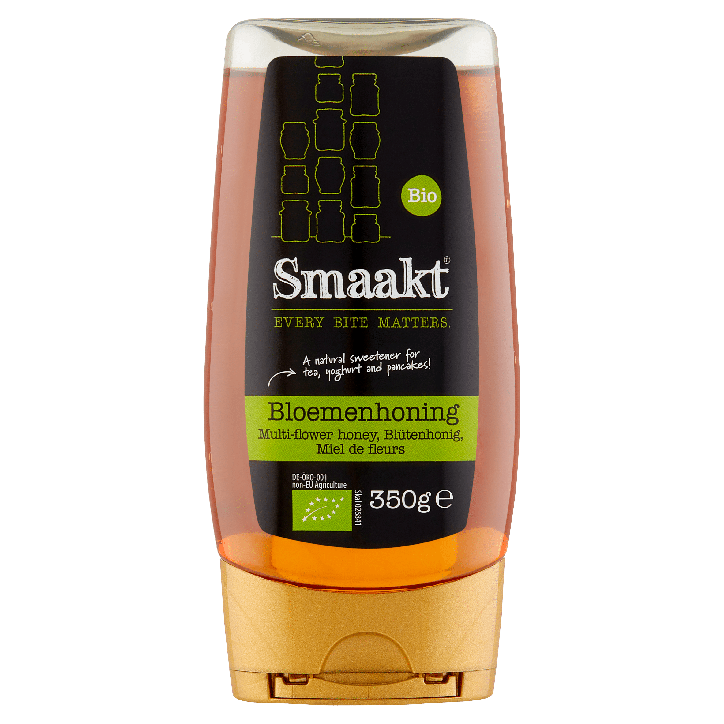 Smaakt Honing knijpfles bio Per Fles 350 ml