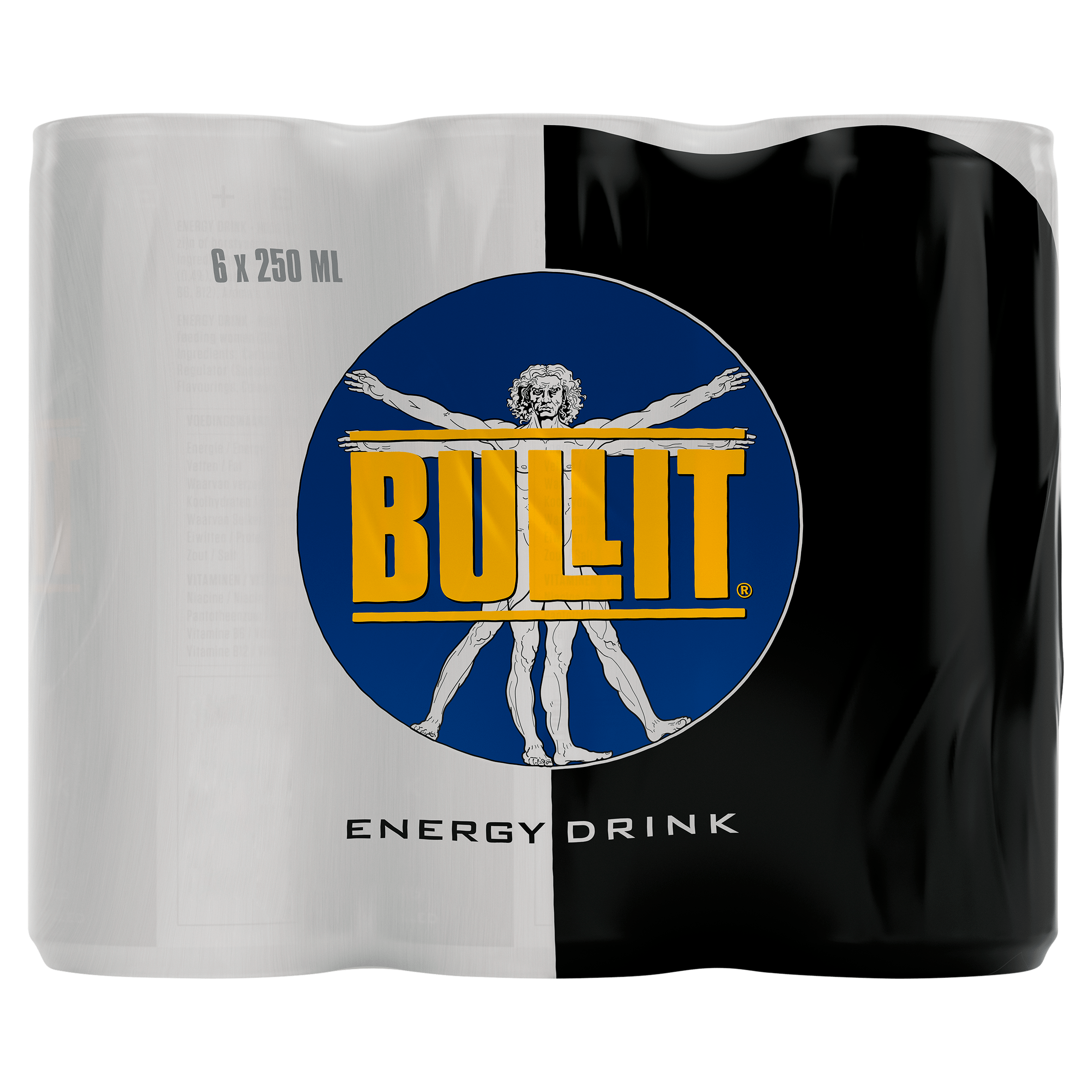 Bullit Energy drink 6-pack Per Set 1500 ml