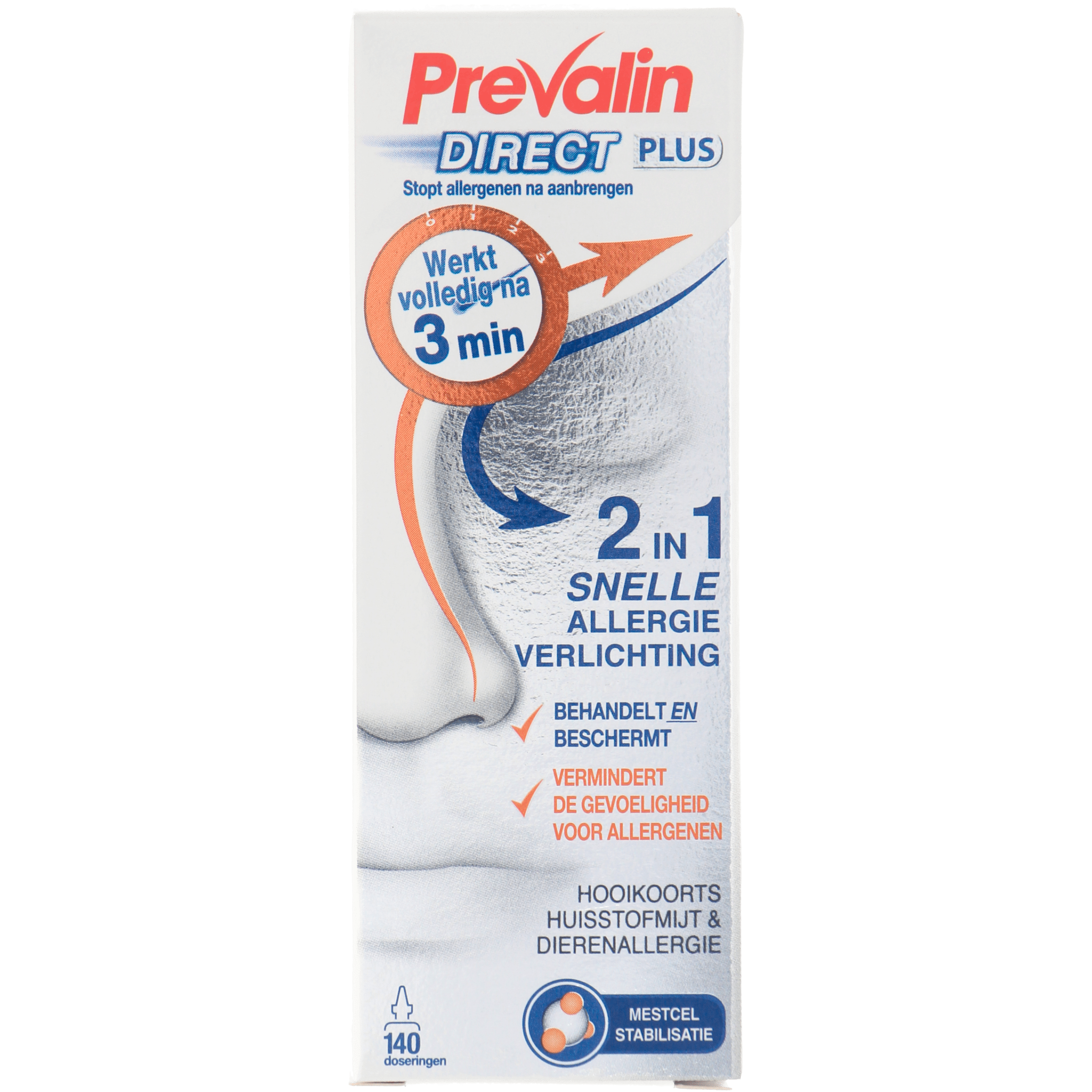 Prevalin Neusspray Direct plus Per Doos 20 ml