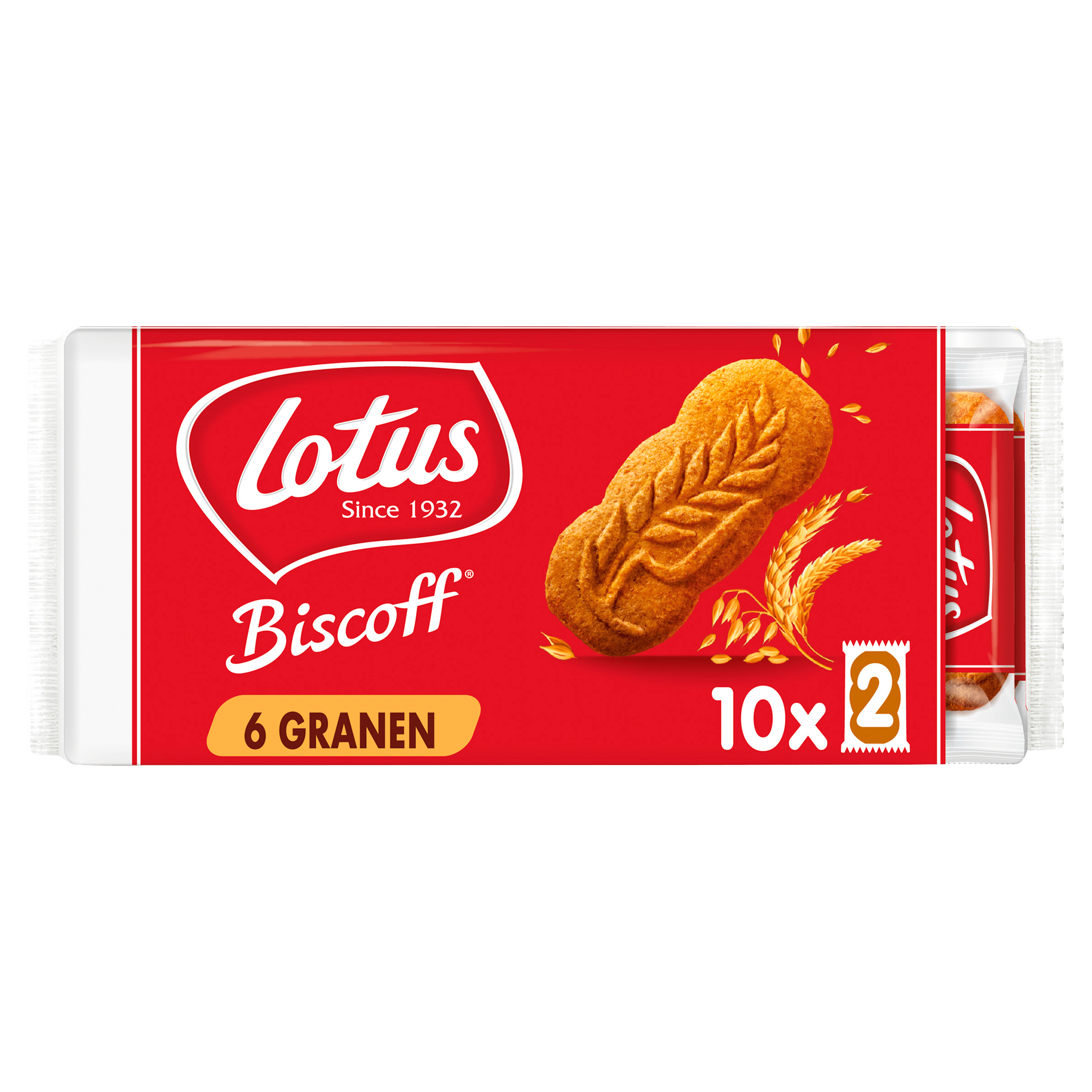 Lotus Biscoff speculoos koek 6 granen Per Wikkel 250 g