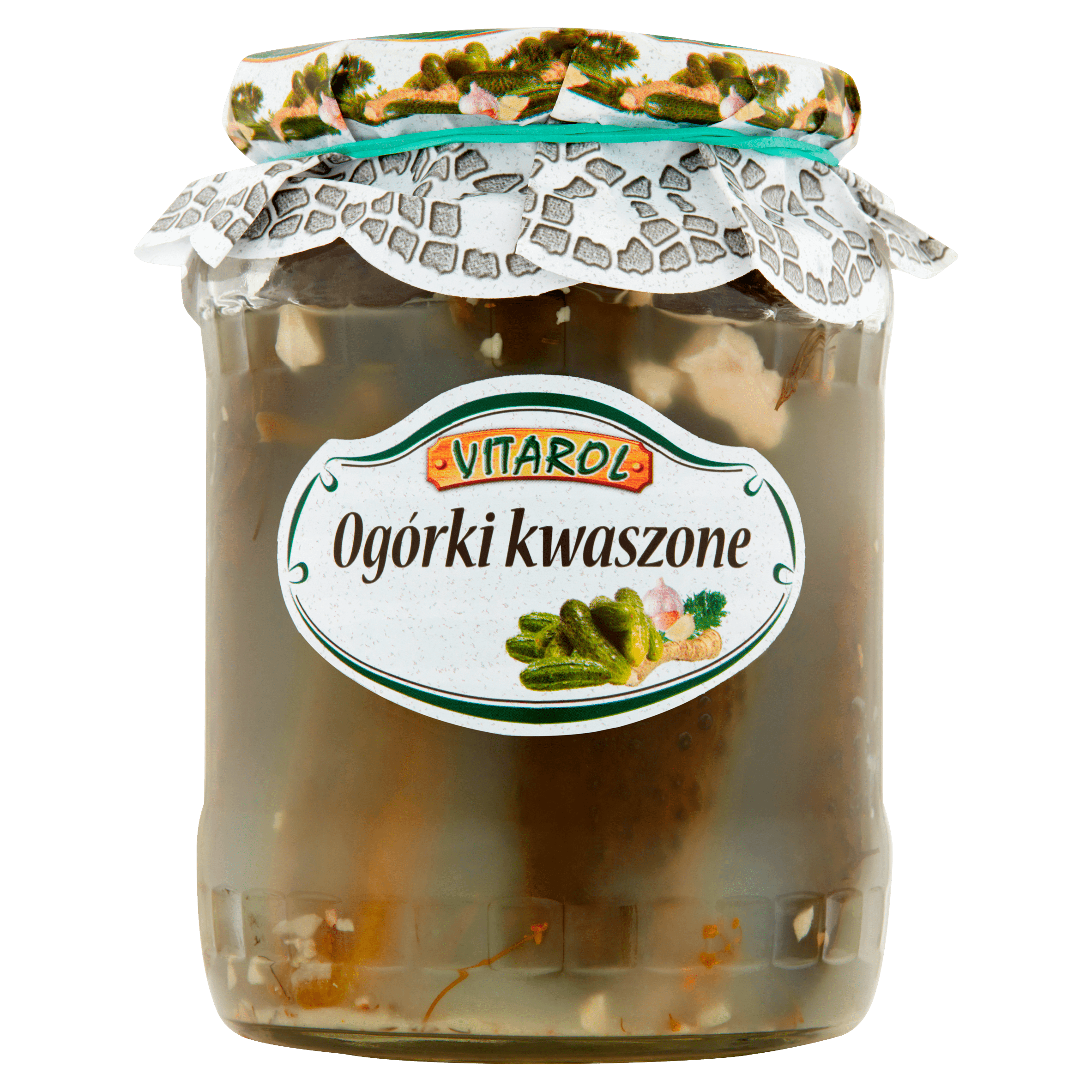 Vitarol Ogorki kwaszone / Zoute aug Per Pot 650 g