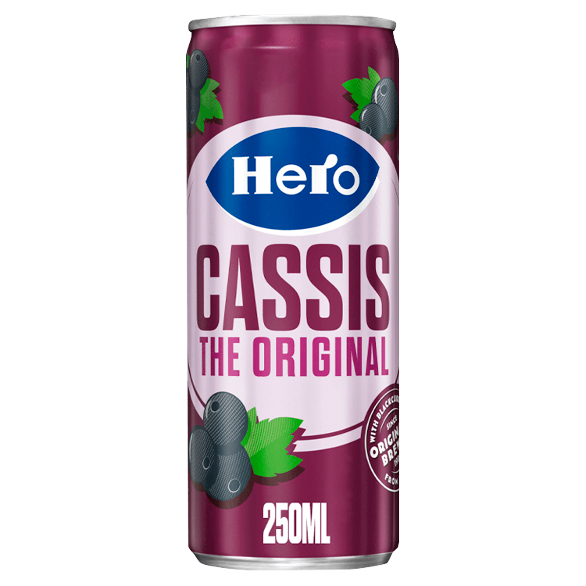 Hero Cassis Per Blik 250 ml