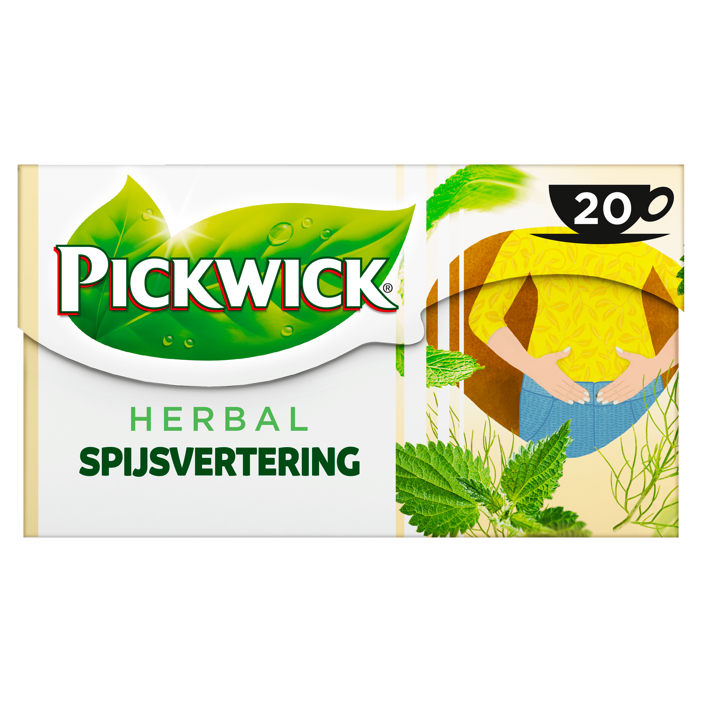 Pickwick Herbal spijsvertering kruidenthee Per Doos 20 st