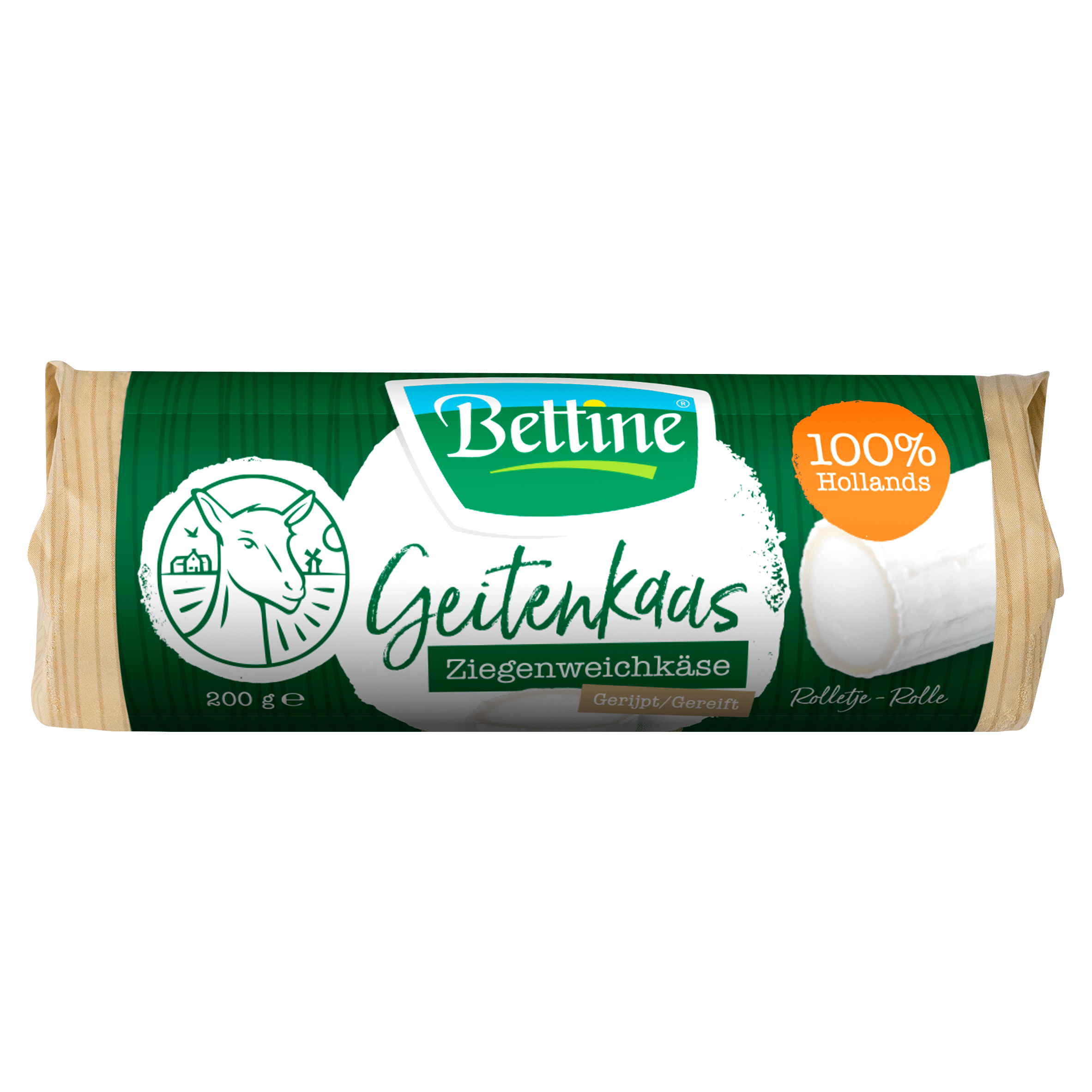 Bettine Gerijpte geitenkaas rolletje Per Stuk 200 g