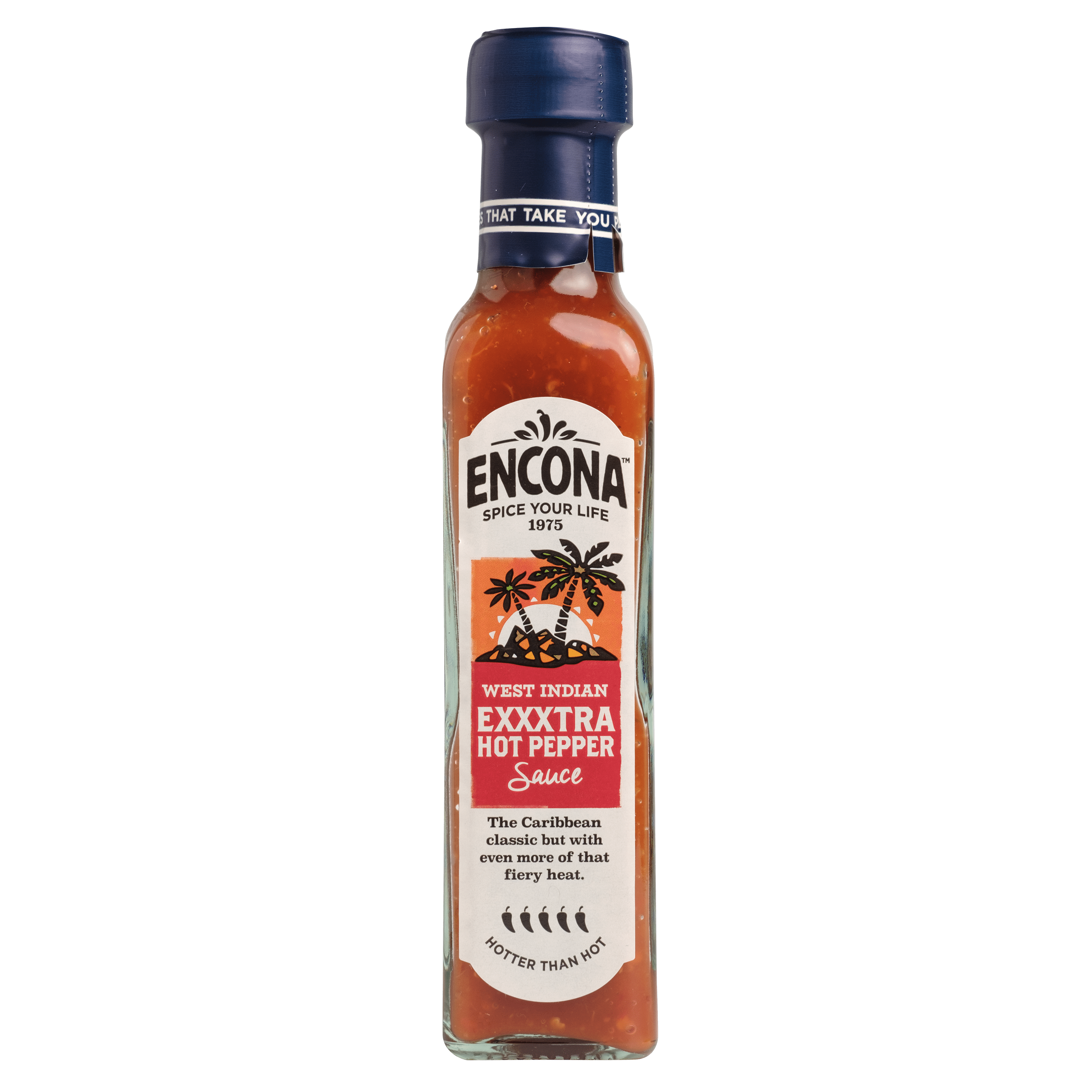 Encona Extra hot pepper sauce Per Fles 150 g