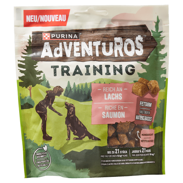 Adventuros training treats rijk aan zalm Per Zakje 115 g