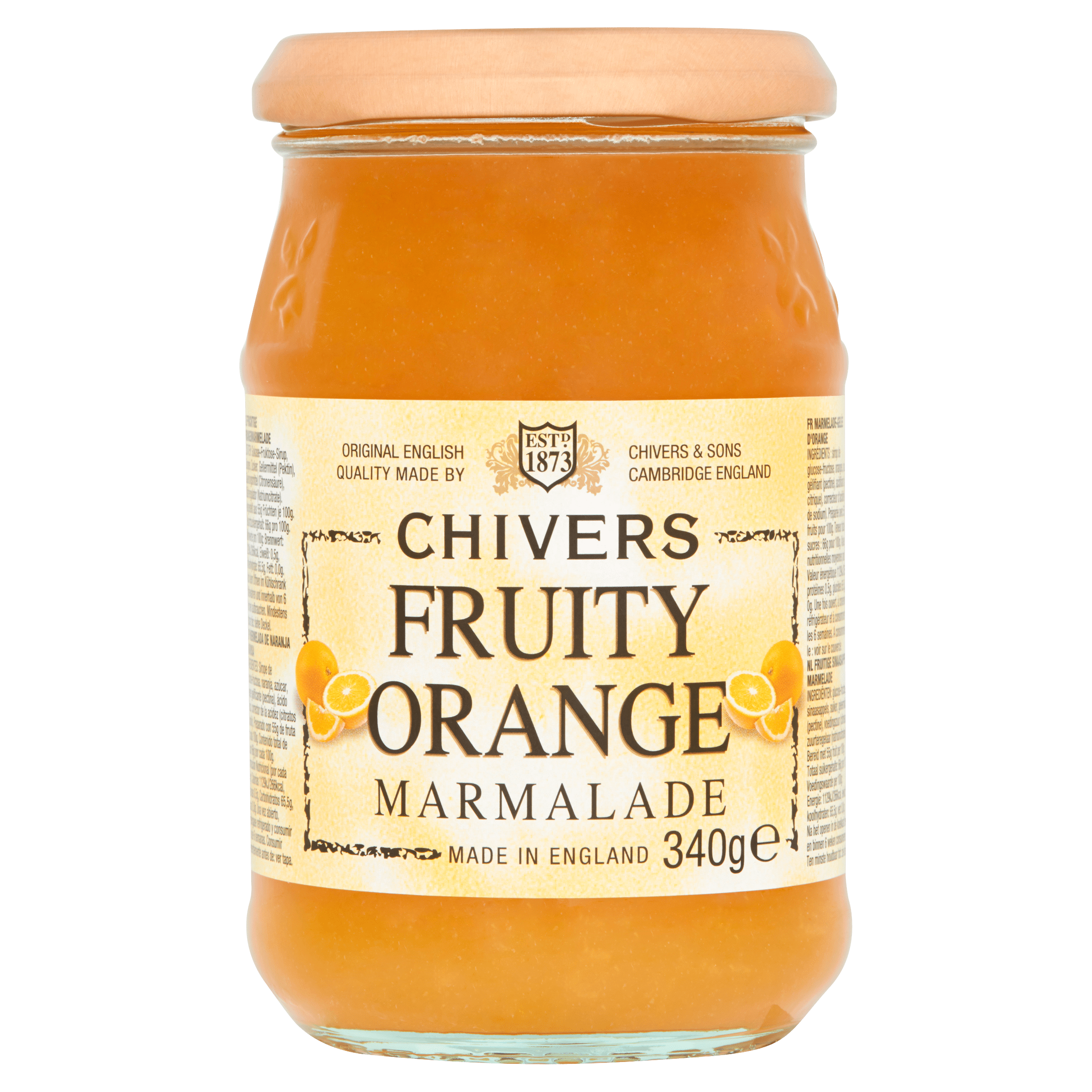 Chivers Marmelade fruity orange Per Pot 340 g