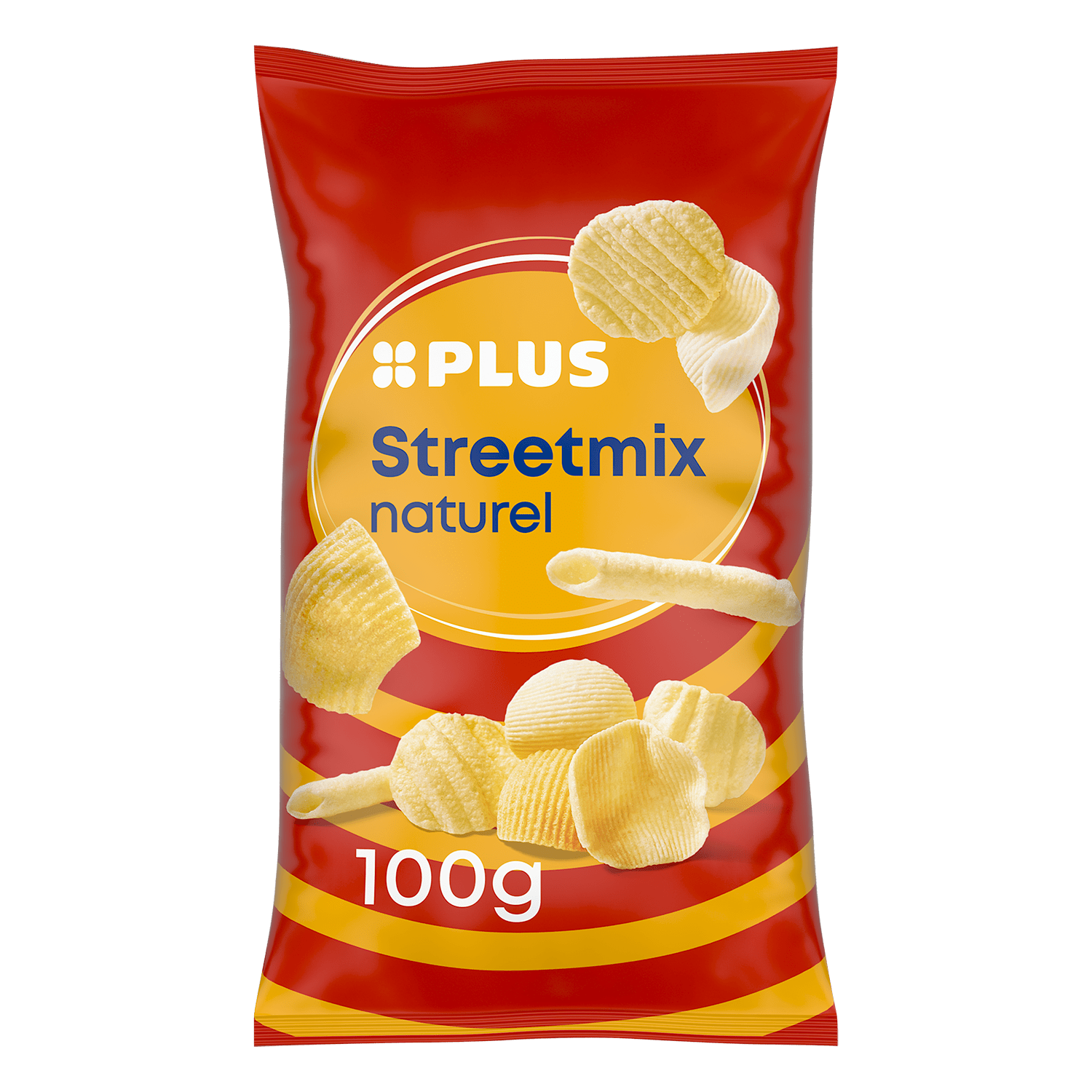 PLUS Chips street mix naturel Per Zak 100 g