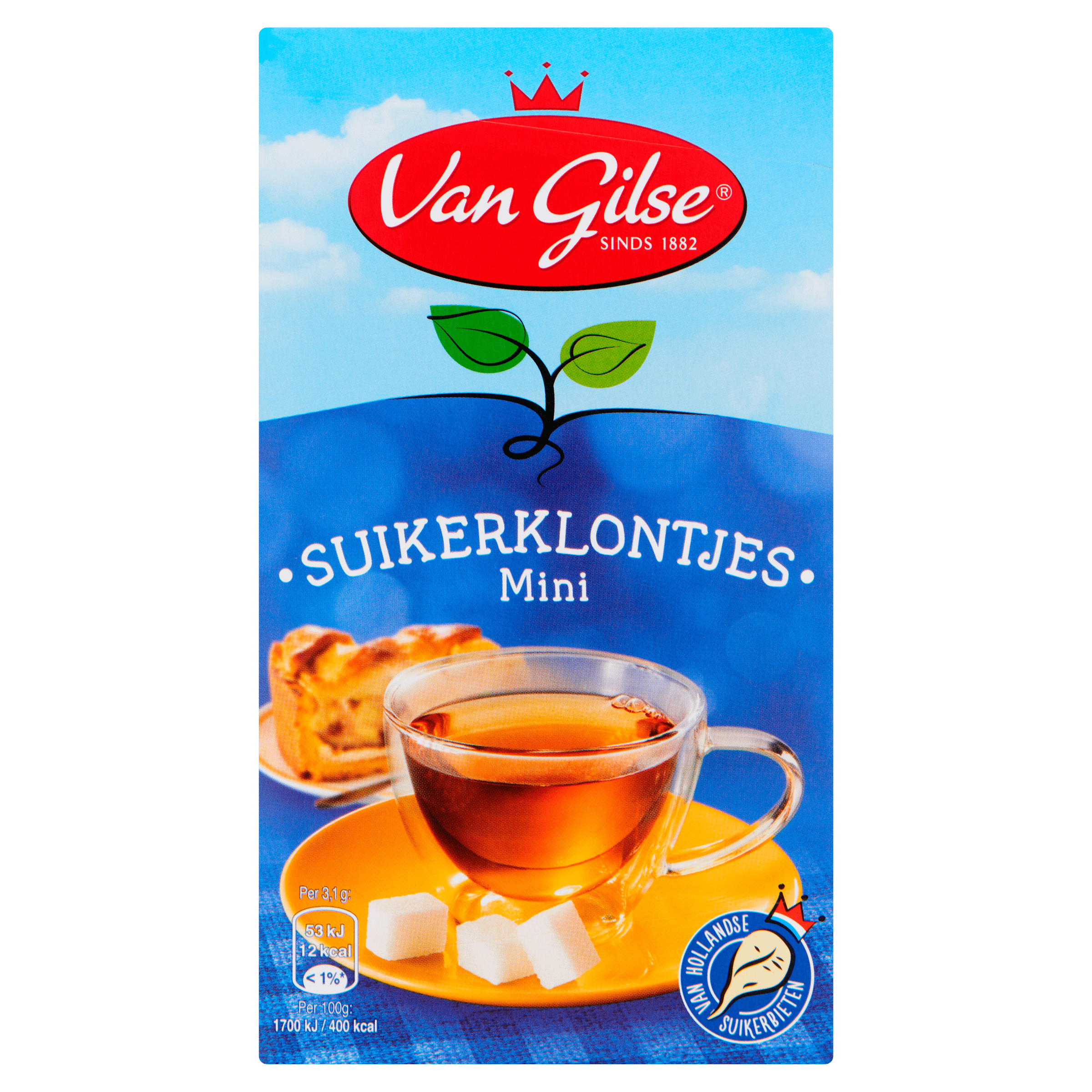 Van Gilse Mini Suikerklontjes Per Doos 500 g