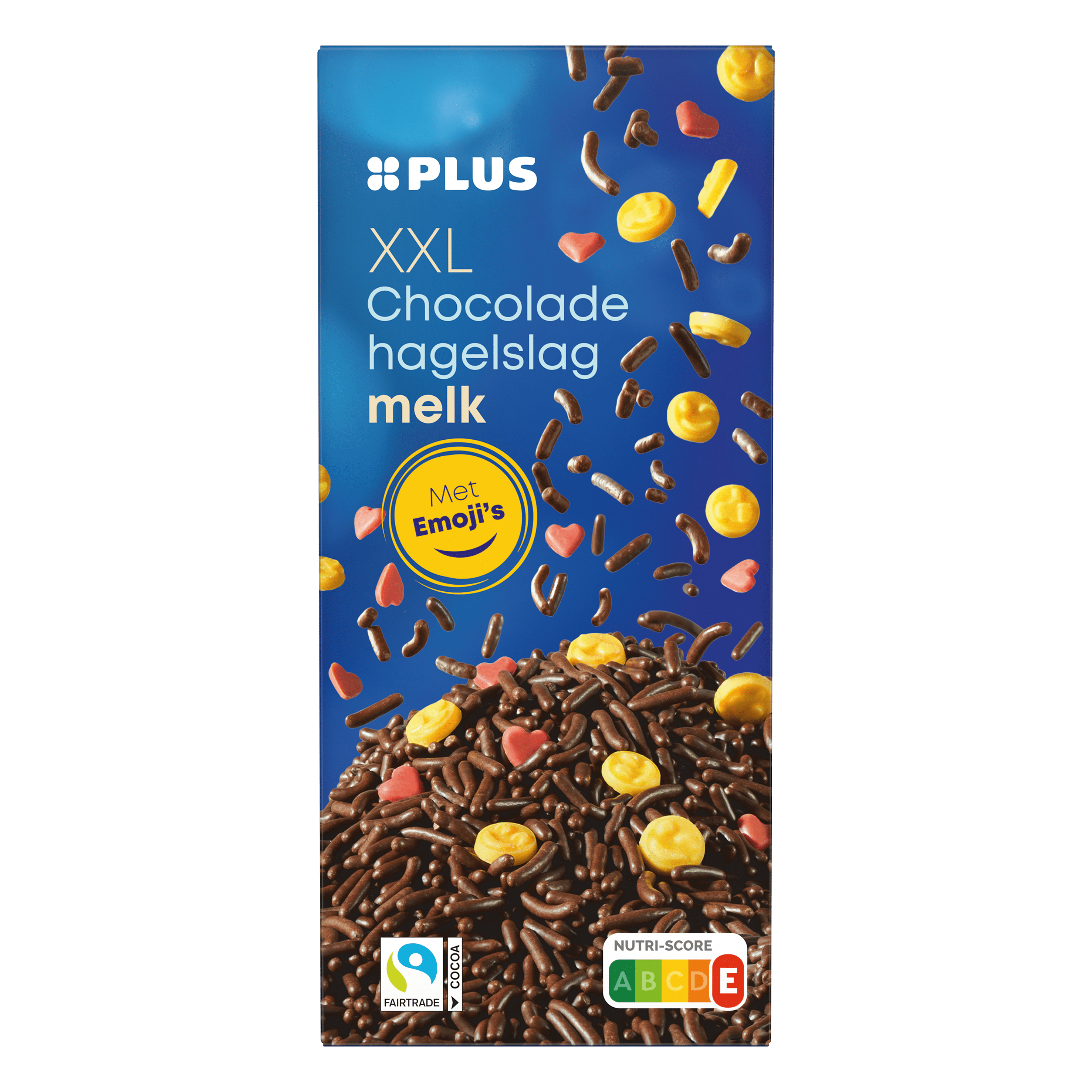 PLUS XXL Hagelslag melk met Emoji's Per Pak 550 g - PLUS
