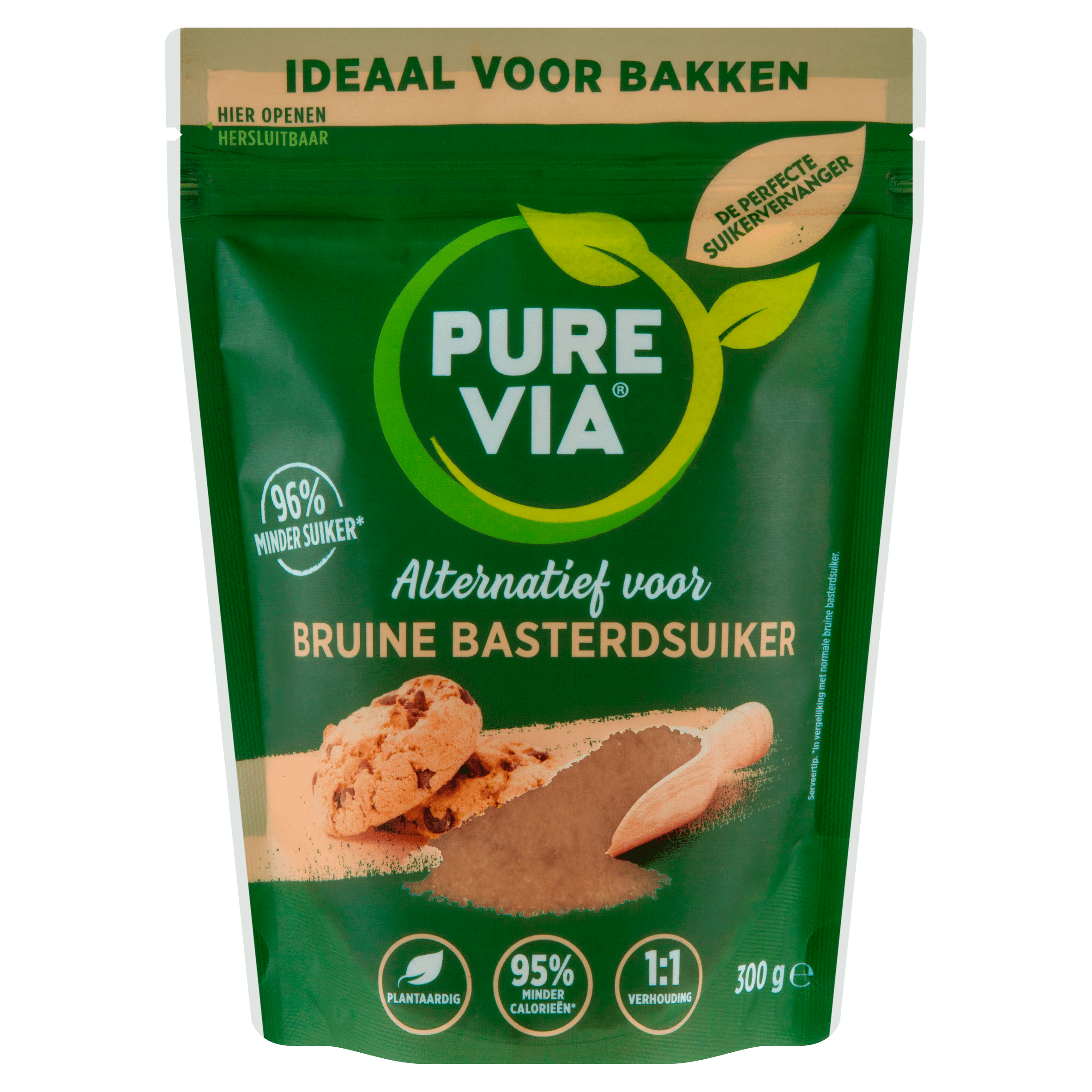 Pure Via Alternatief voor basterdsuiker Per Stazak 300 g