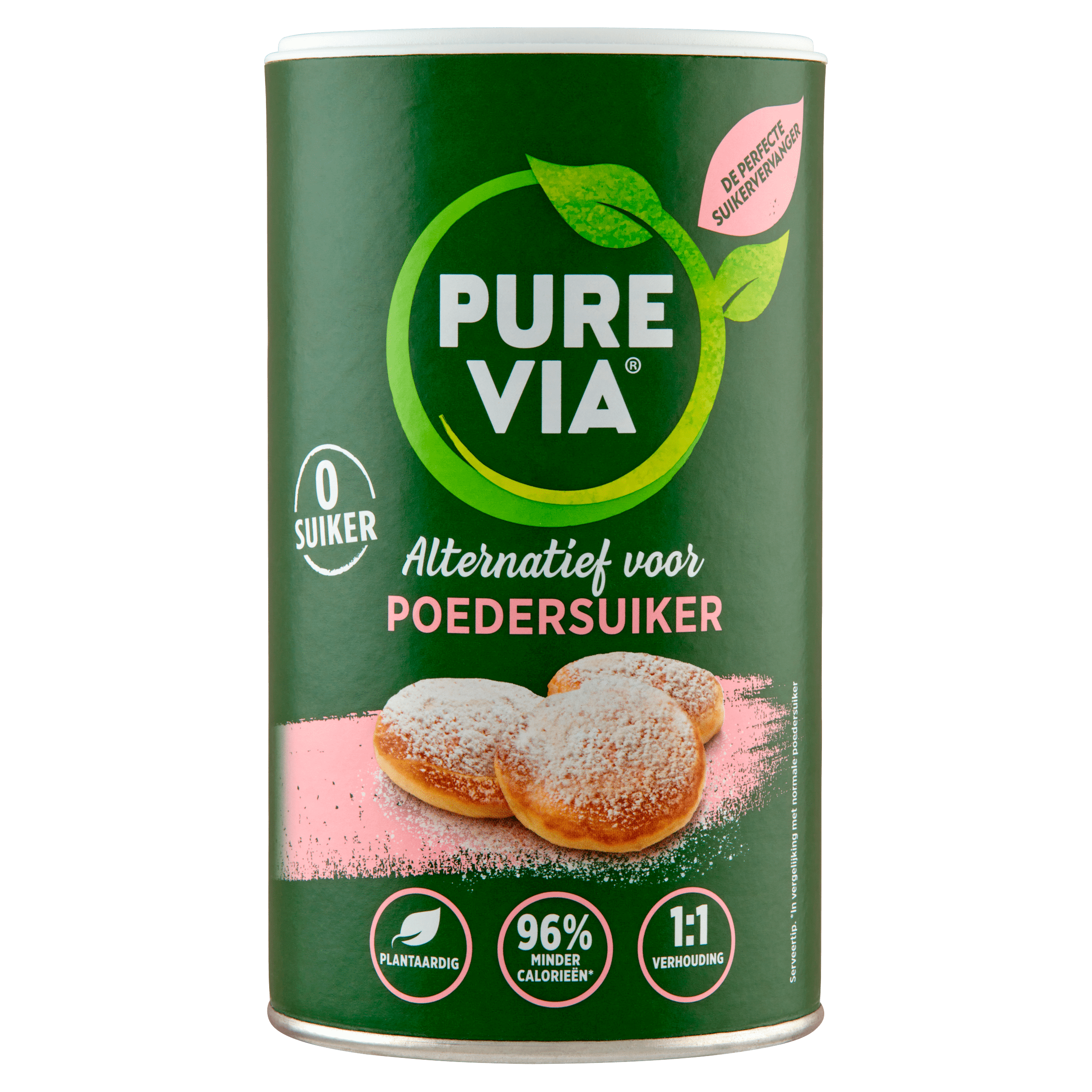 Pure Via Alternatief voor poedersuiker Per Pot 200 g