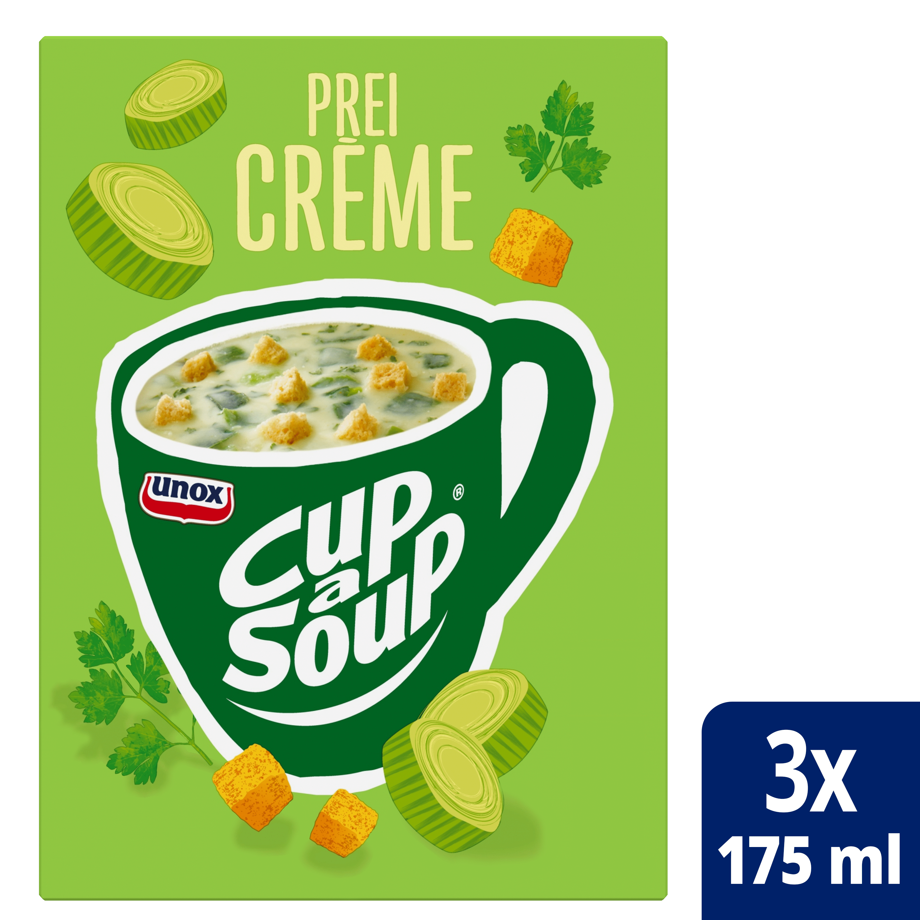 Unox Cup a Soup Prei creme Per Doos 48 g