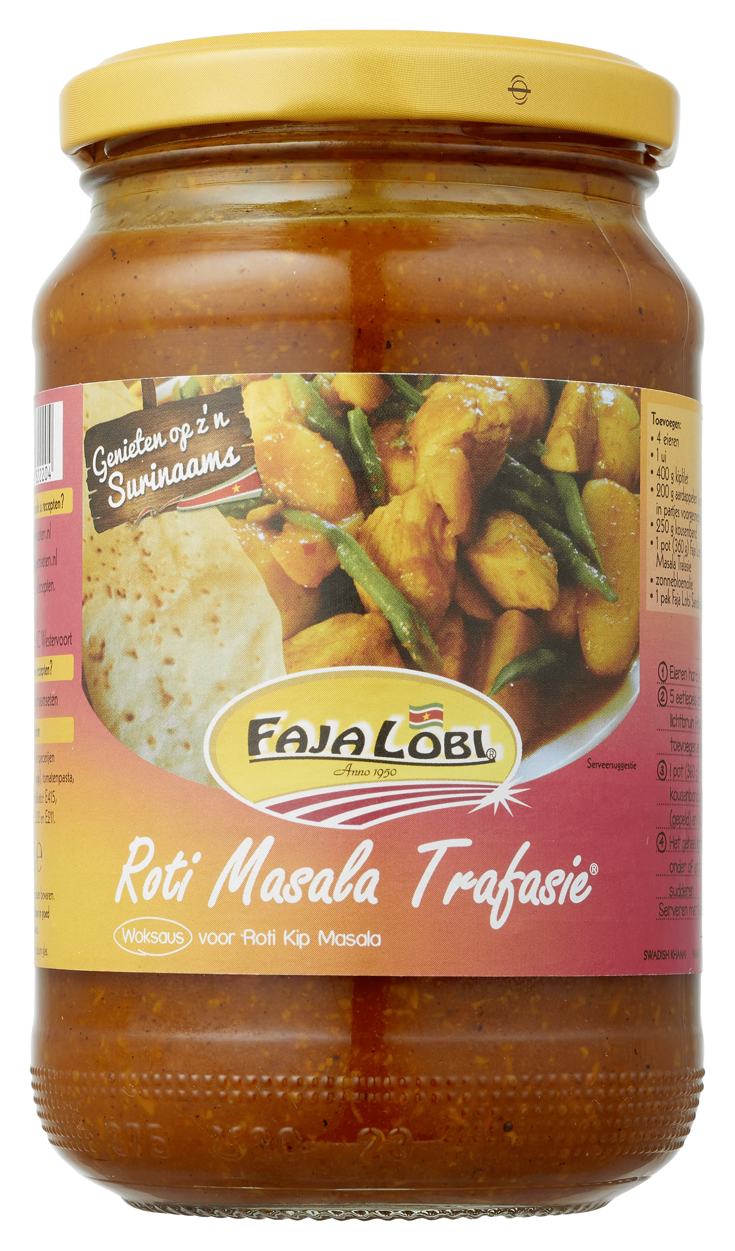 Faja Lobi Roti masala trafasie Per Pot 360 ml