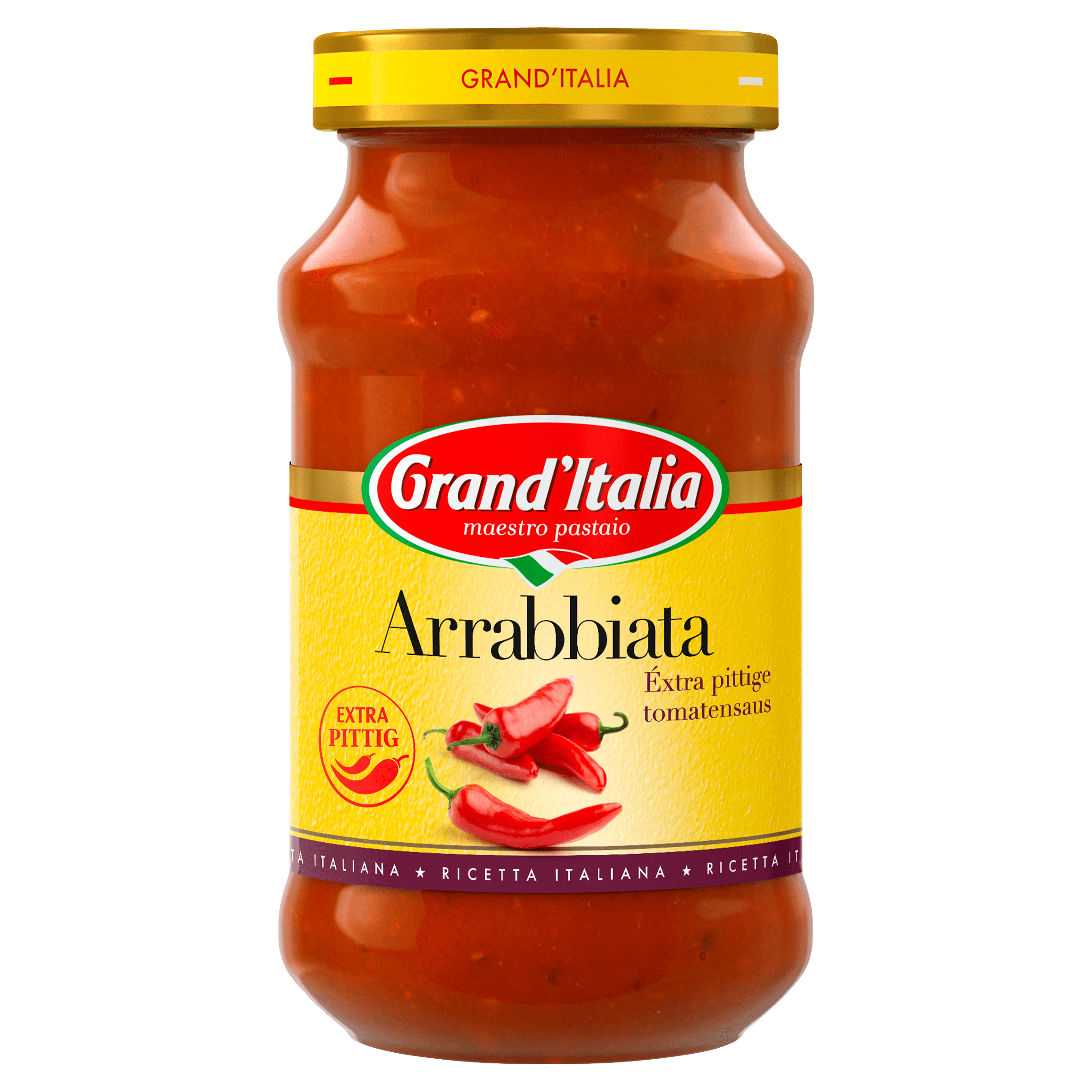 Grand'Italia Arrabiata pastasaus Per Pot 400 g