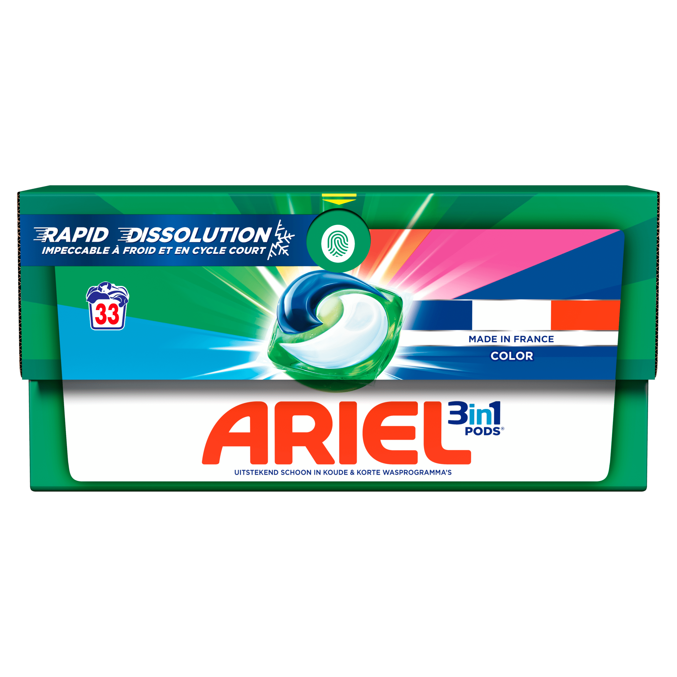 Ariel pods 3in1 color Per Doos 33 st