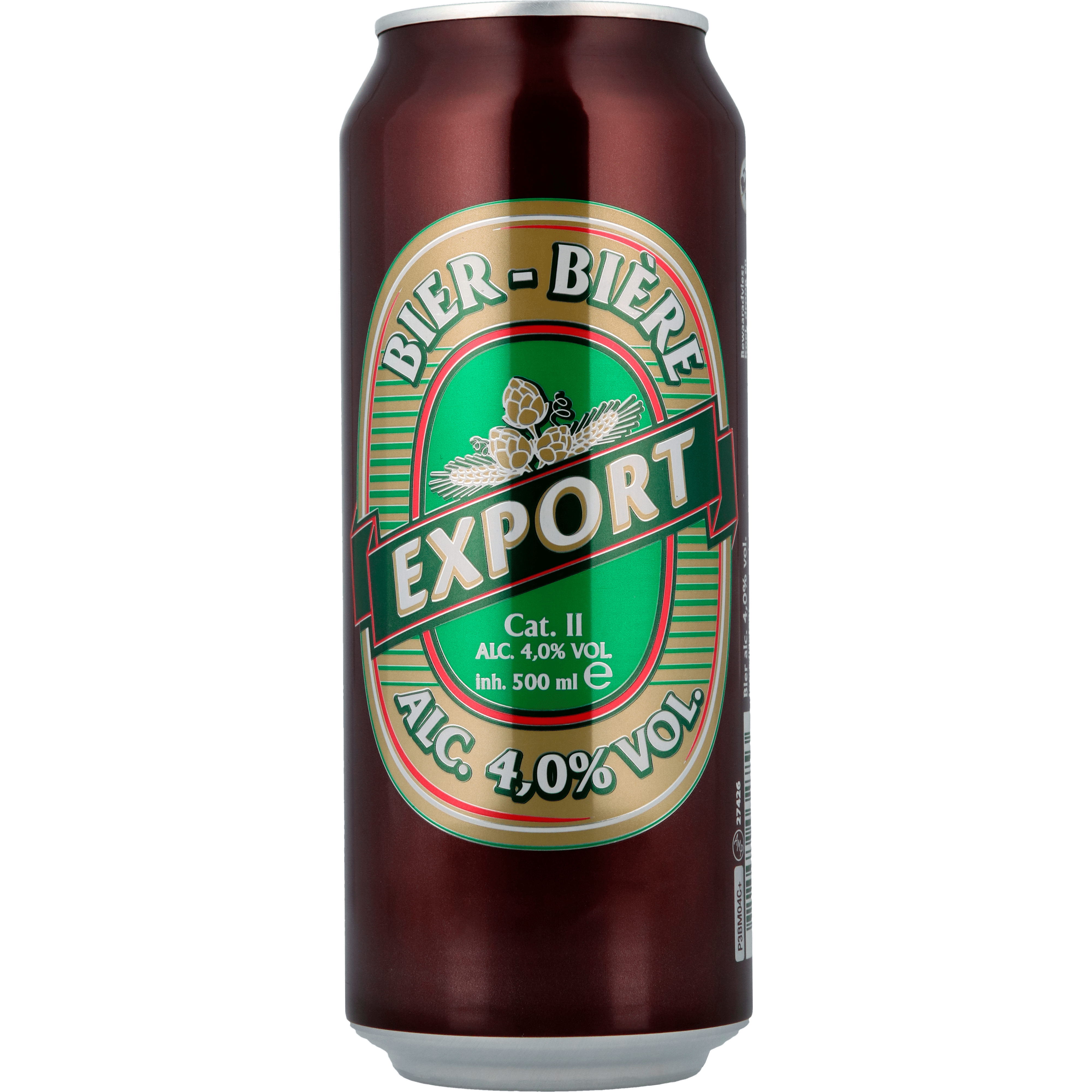Export Beer Per Blik 500 ml