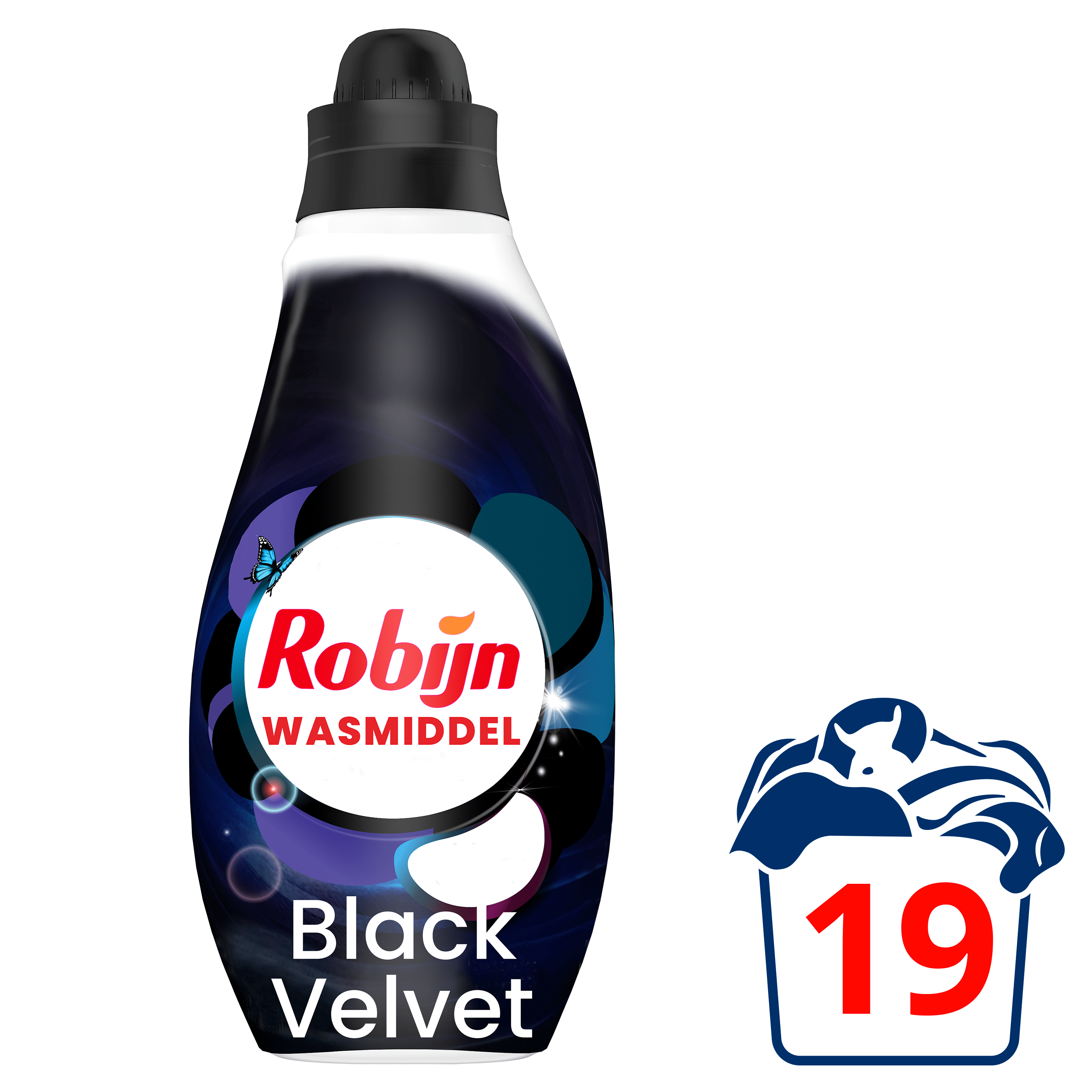 Robijn Klein & krachtig black velvet 19sc Per Fles 665 ml
