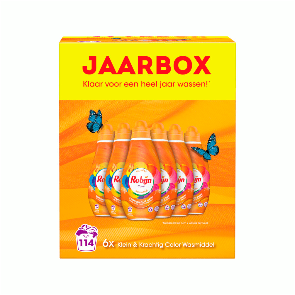 Robijn Klein & krachtig color 19sc Per Fles 665 ml