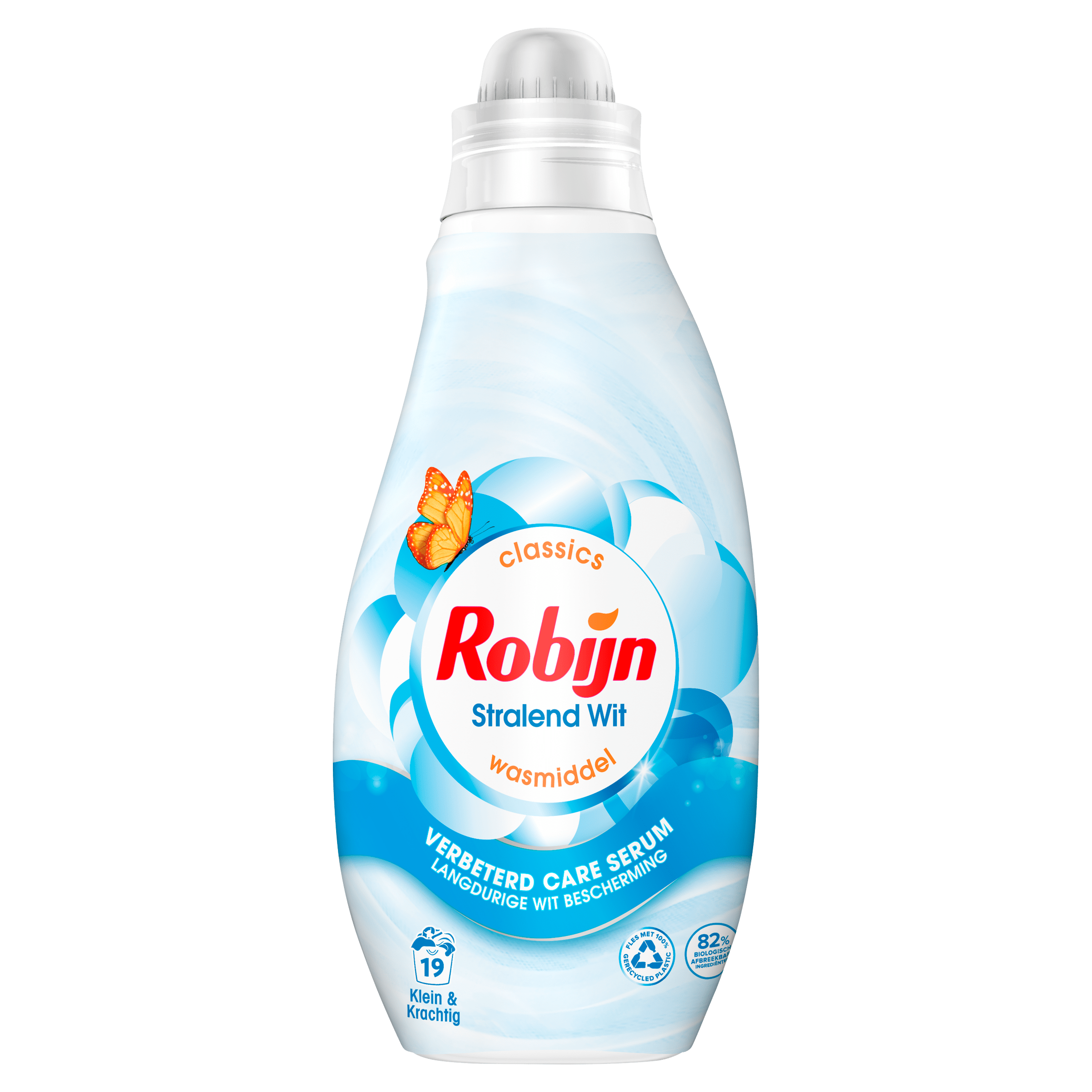 Robijn Klein & krachtig stralend wit 19sc Per Fles 665 ml