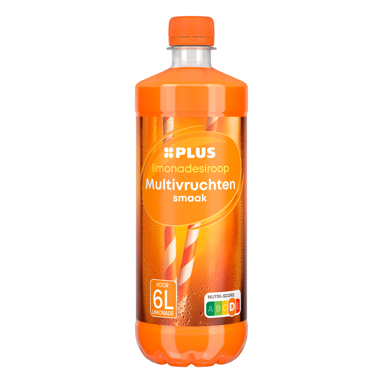 PLUS Limonadesiroop multivruchten Per Fles 750 ml