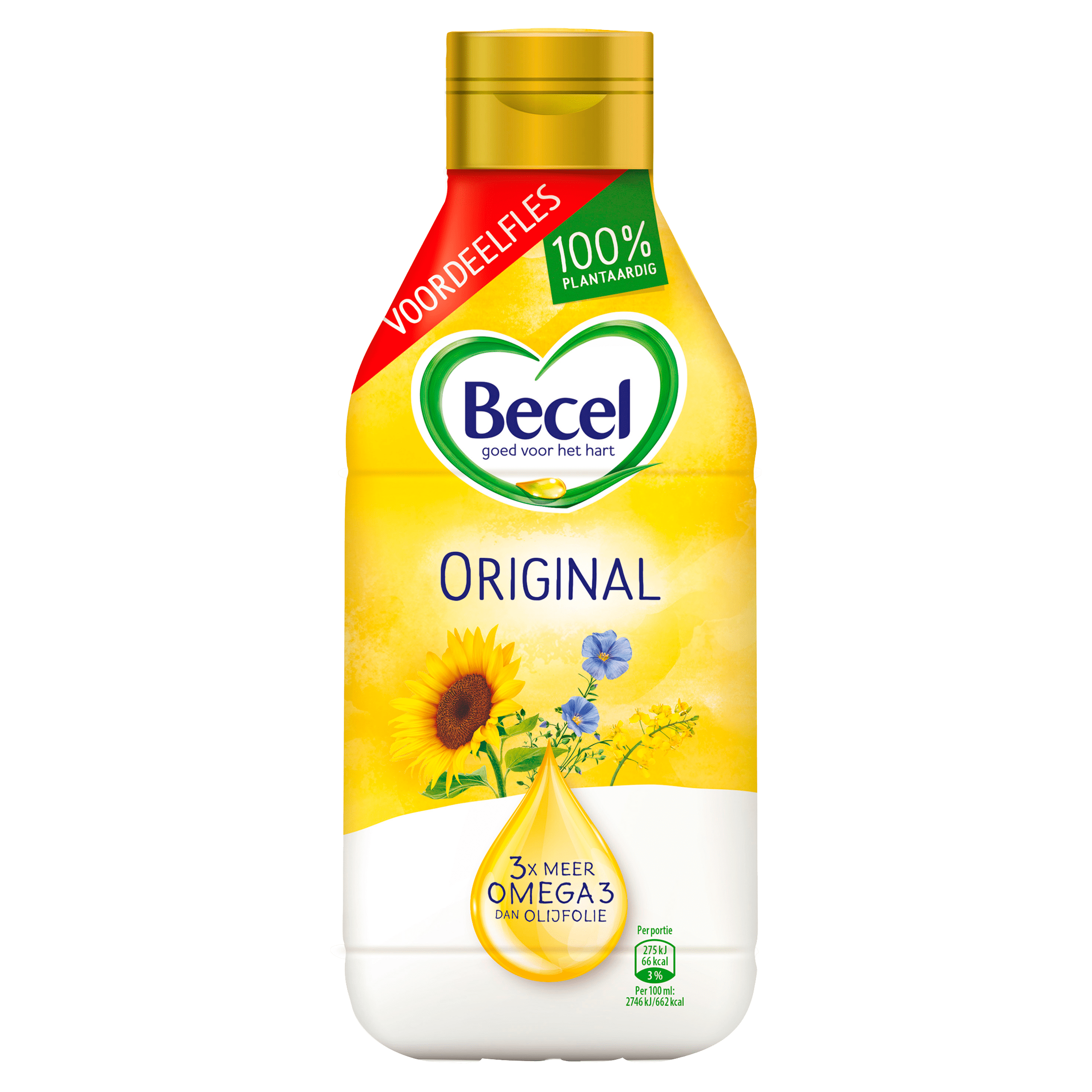Becel Original vloeibaar Per Fles 750 ml