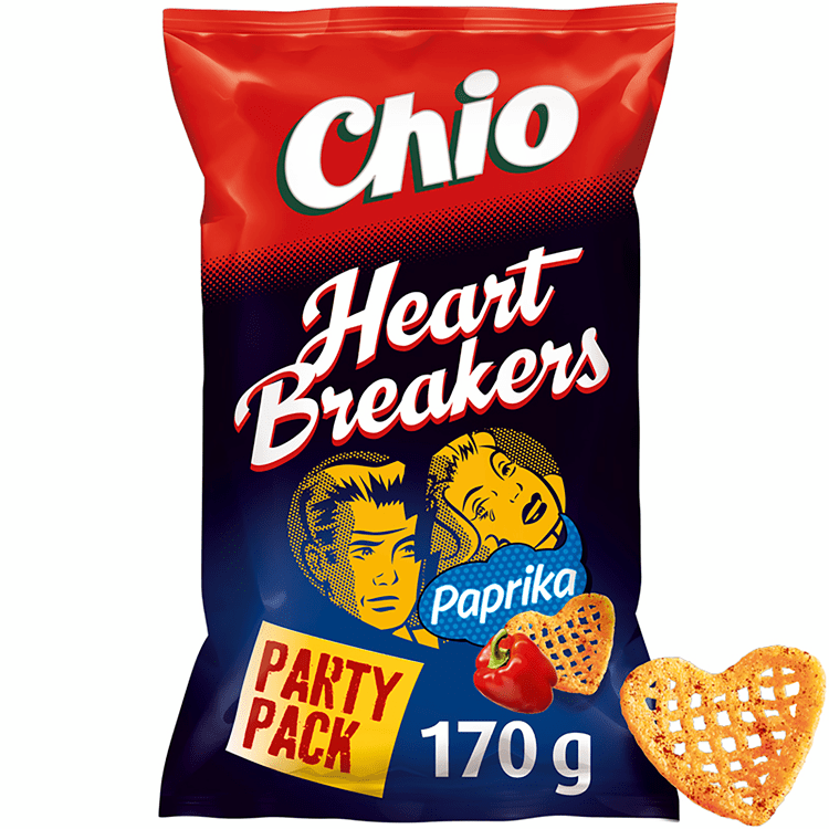 Chio Heartbreaker Partypack paprika Per Zak 170 g