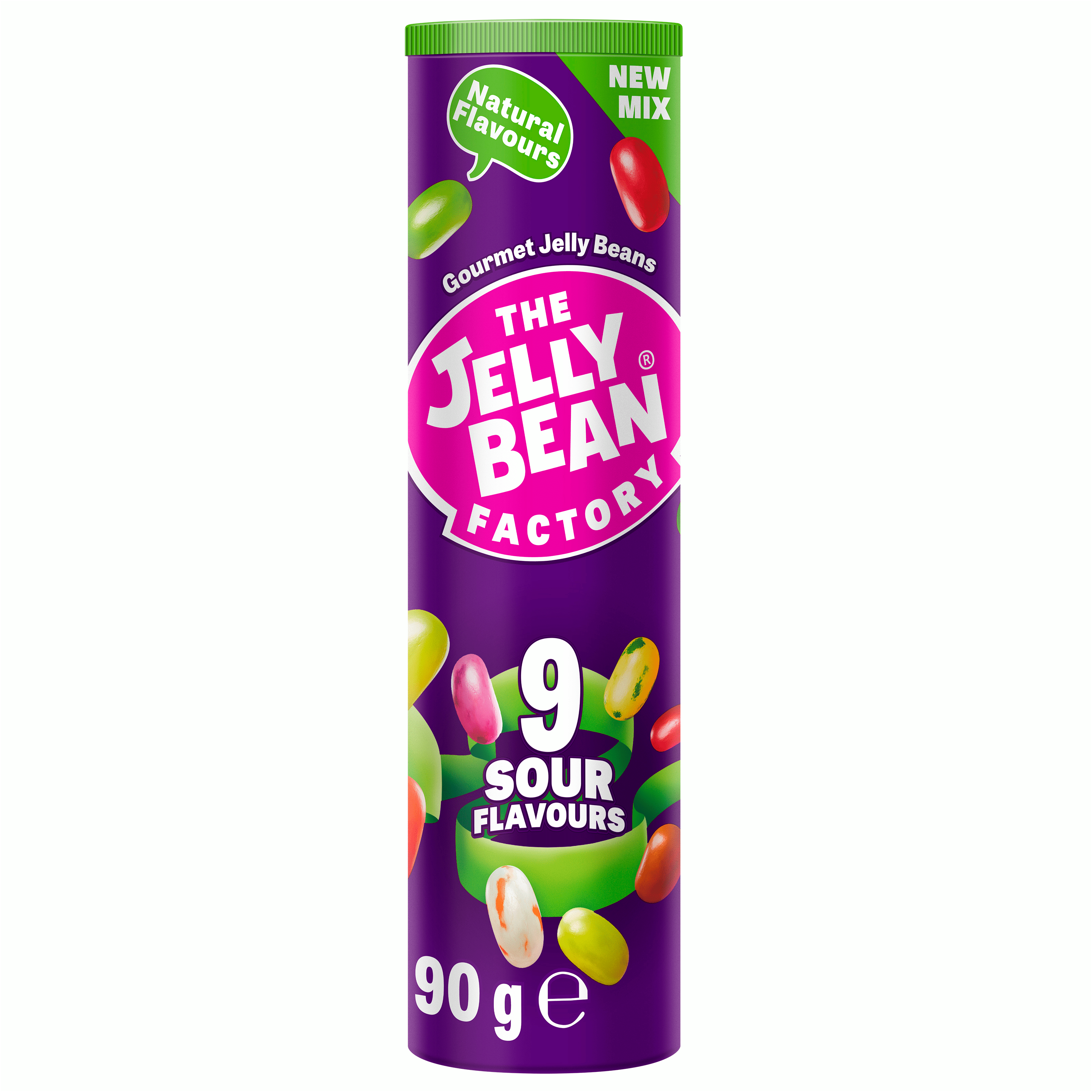 The Jelly Bean Fact Jelly beans sour tube Per Koker 90 g