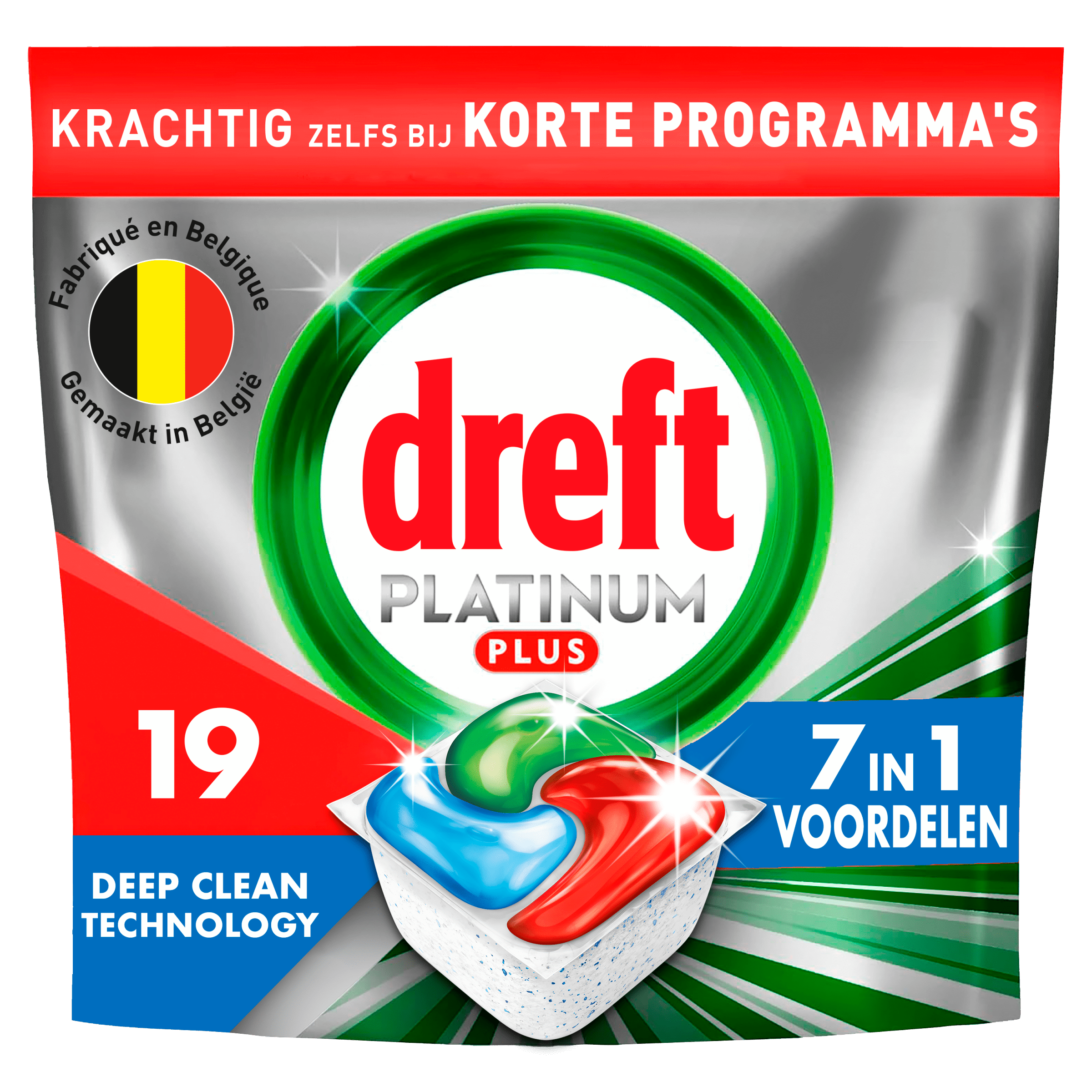 Dreft Platinum + vaatwascapsules deep clean Per Stazak 19 st
