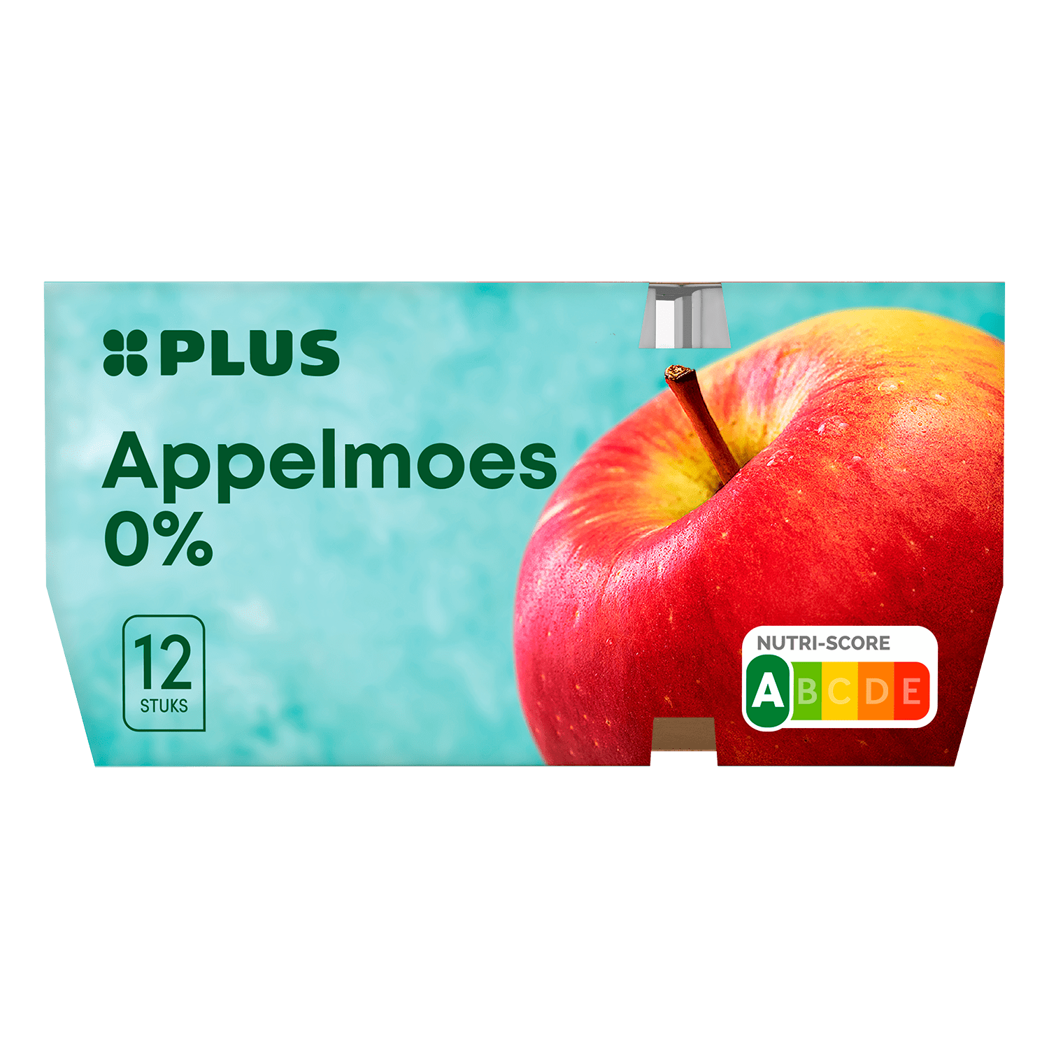PLUS Appelmoes cups 0% Per Set 12 st